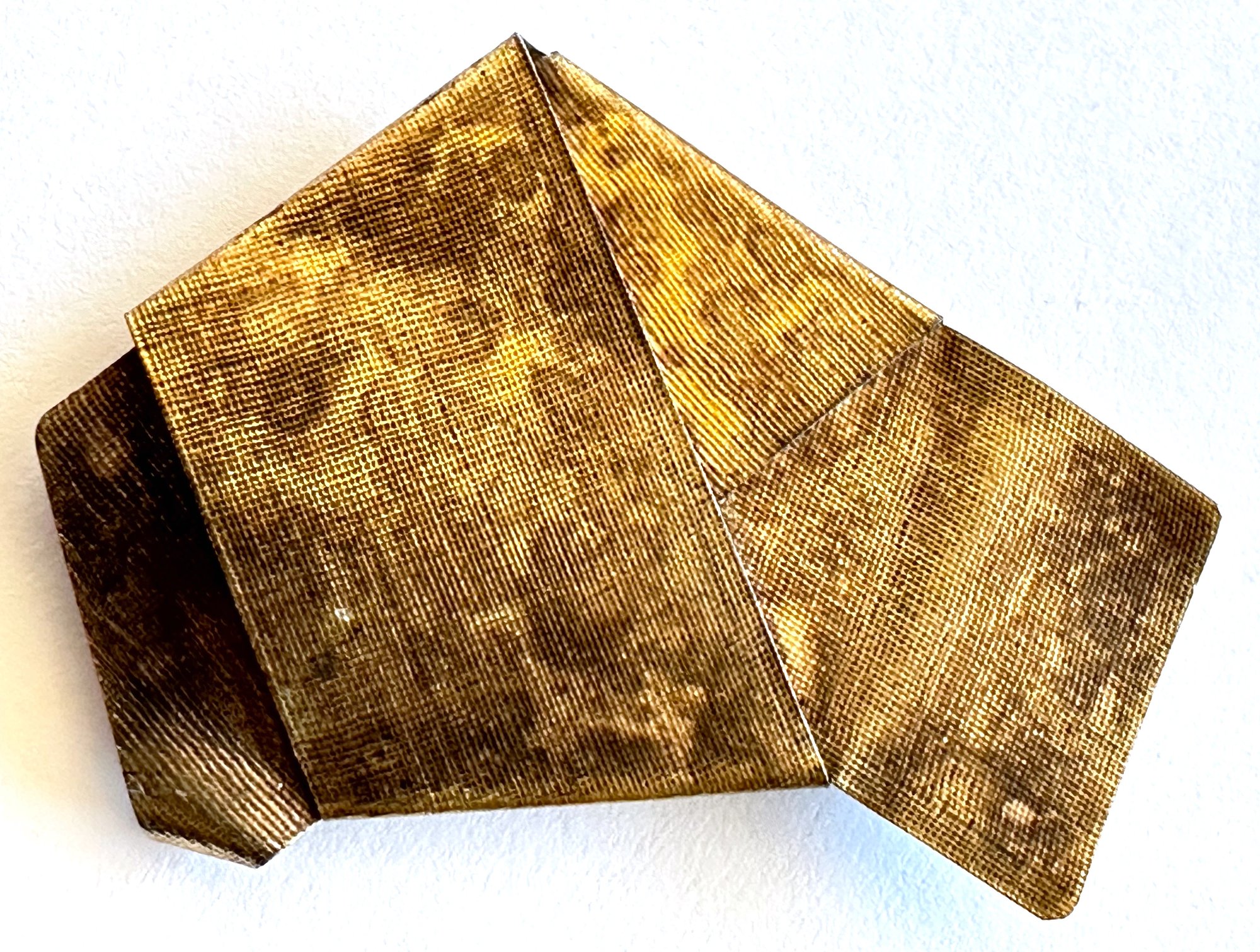 Ken Loeber Loeber Look 1984 24K Gold & Sterling Silver Pin, Signed ...