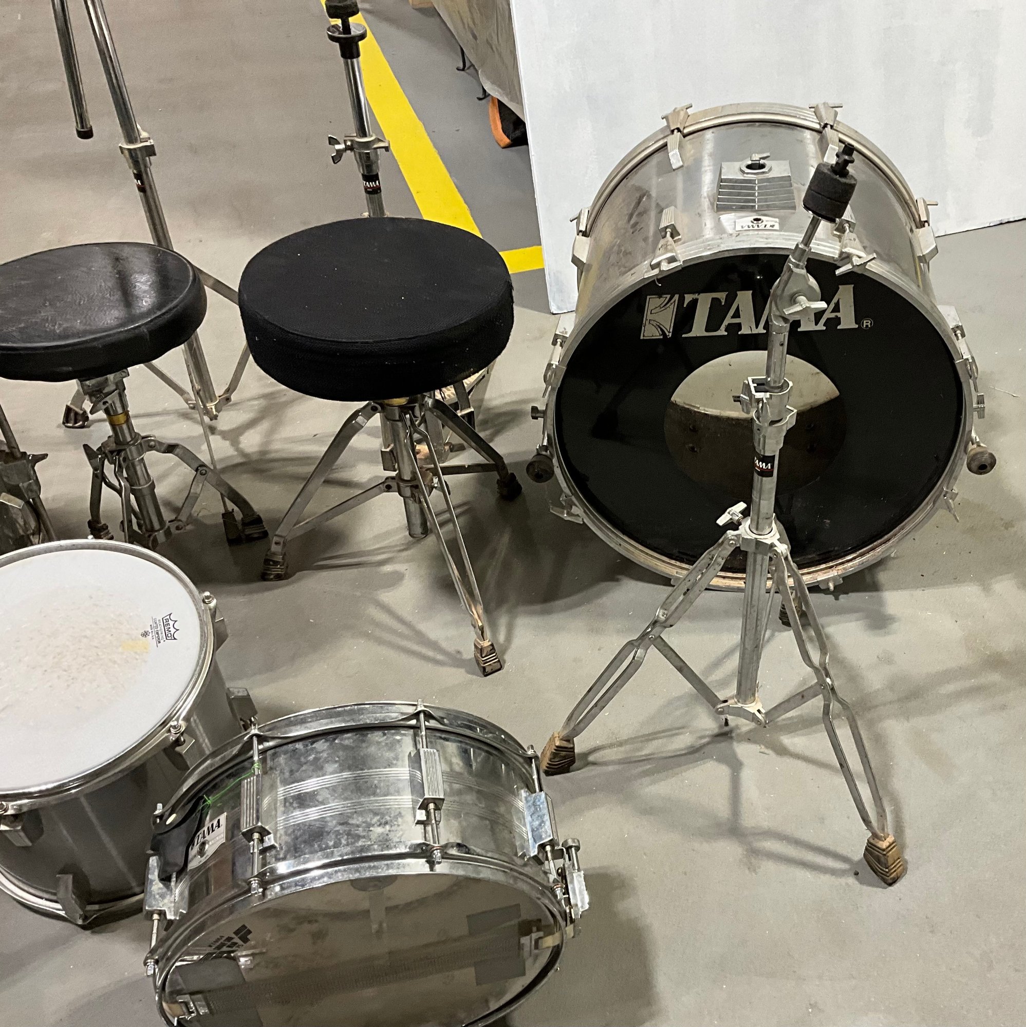 Vintage Tama Rockstar Drum Set Made In Japan Multiple Drums, Hardware ...