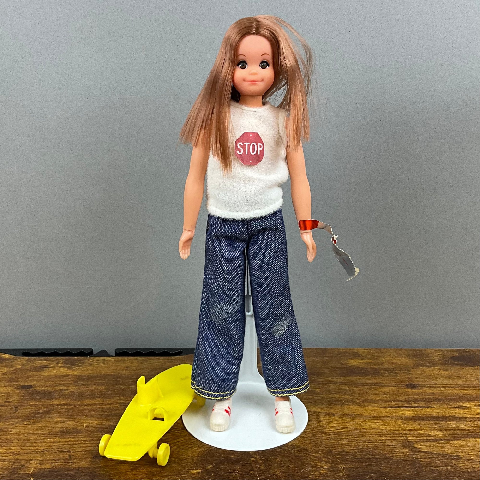 Rare Mattel Barbie Pose N Play 1972 Tiff Doll W/Original Outfit & Wrist ...