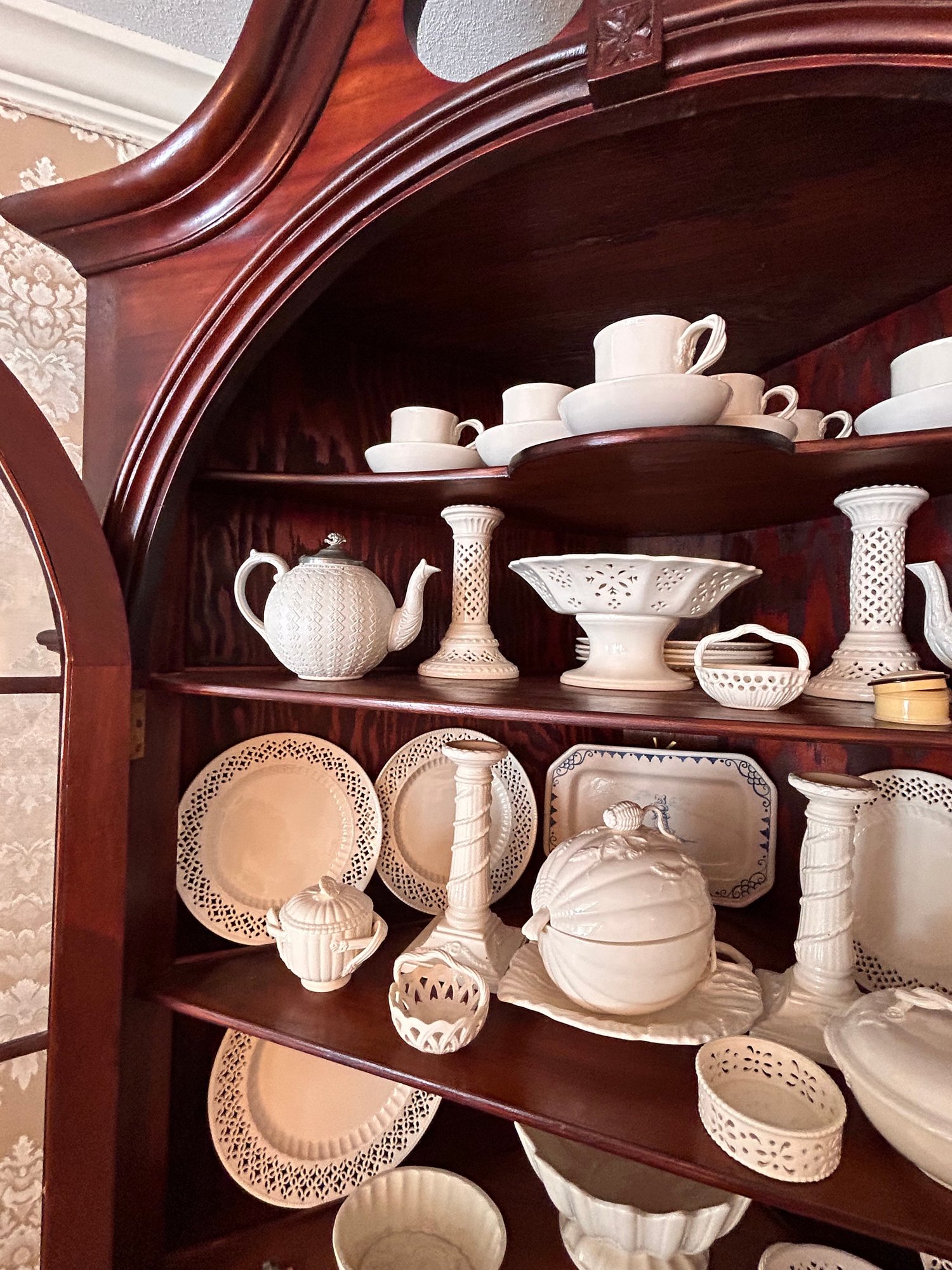 Beautifully Crafted Solid Wood Two Piece Corner Cabinet #2247364 ...