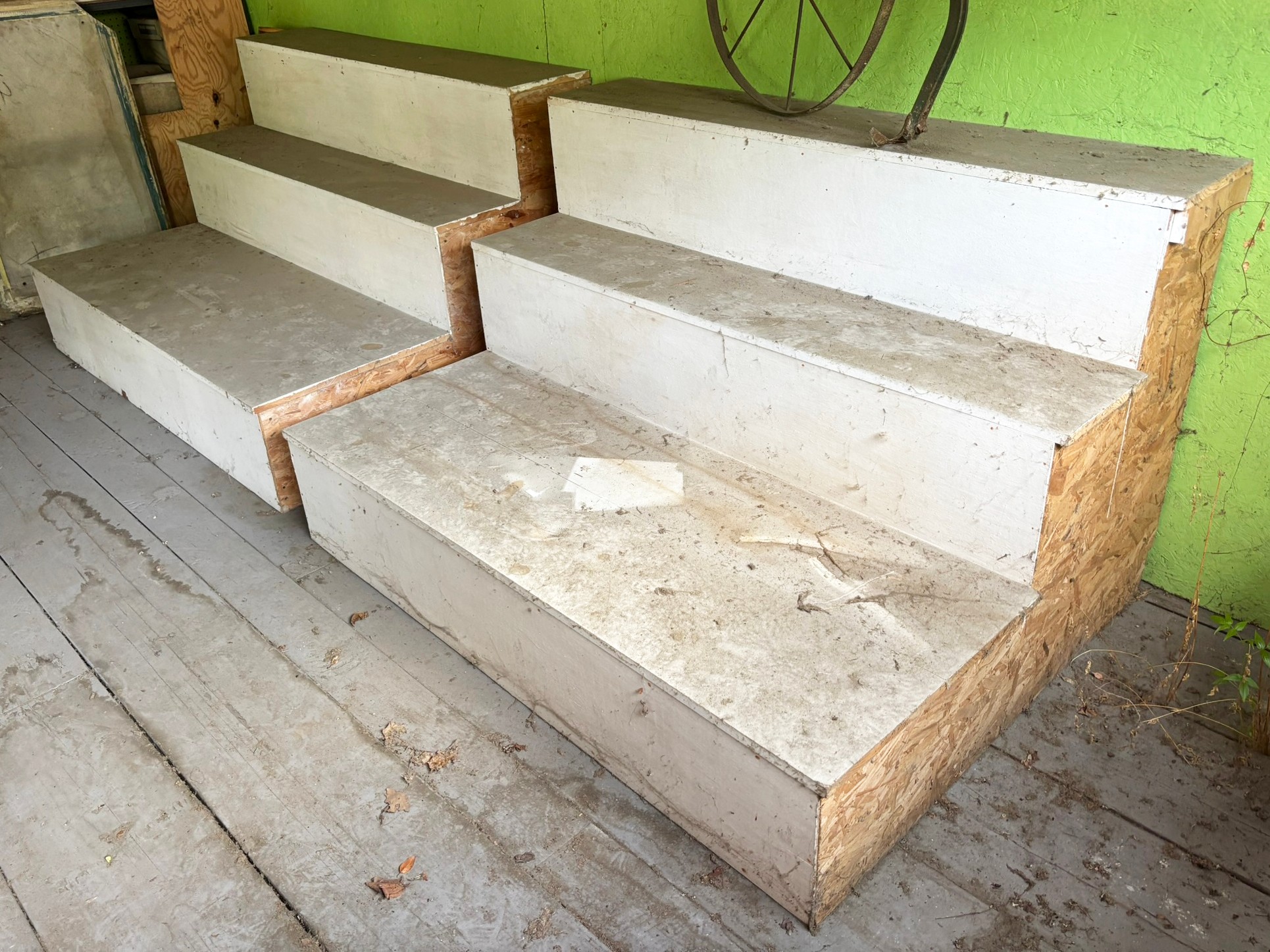A Pair Of Display Shelves Or Step Units - Painted Ply #40852354 ...