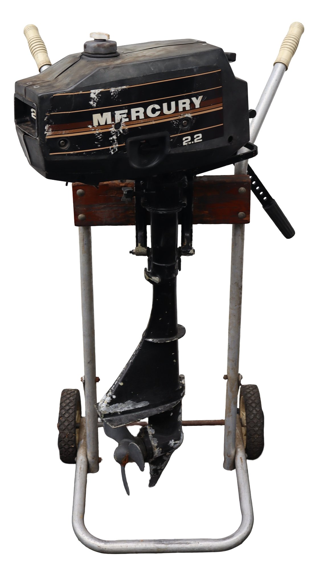 Mercury 2.2 HP 2 Stroke Outboard Boat Motor With Outboard Motor Stand ...
