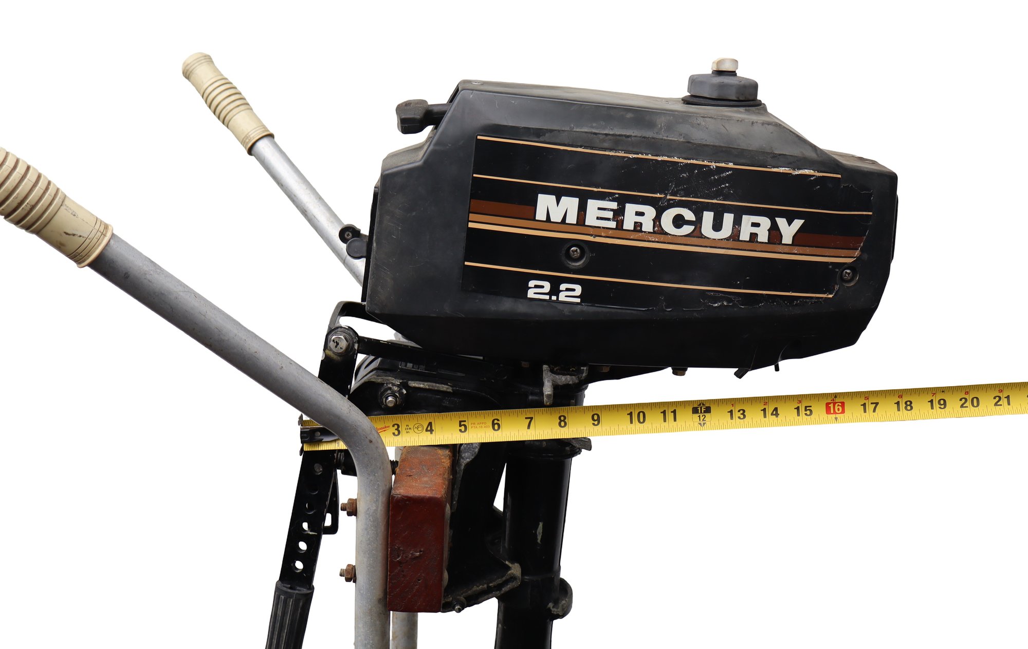 Mercury 2.2 HP 2 Stroke Outboard Boat Motor With Outboard Motor Stand ...