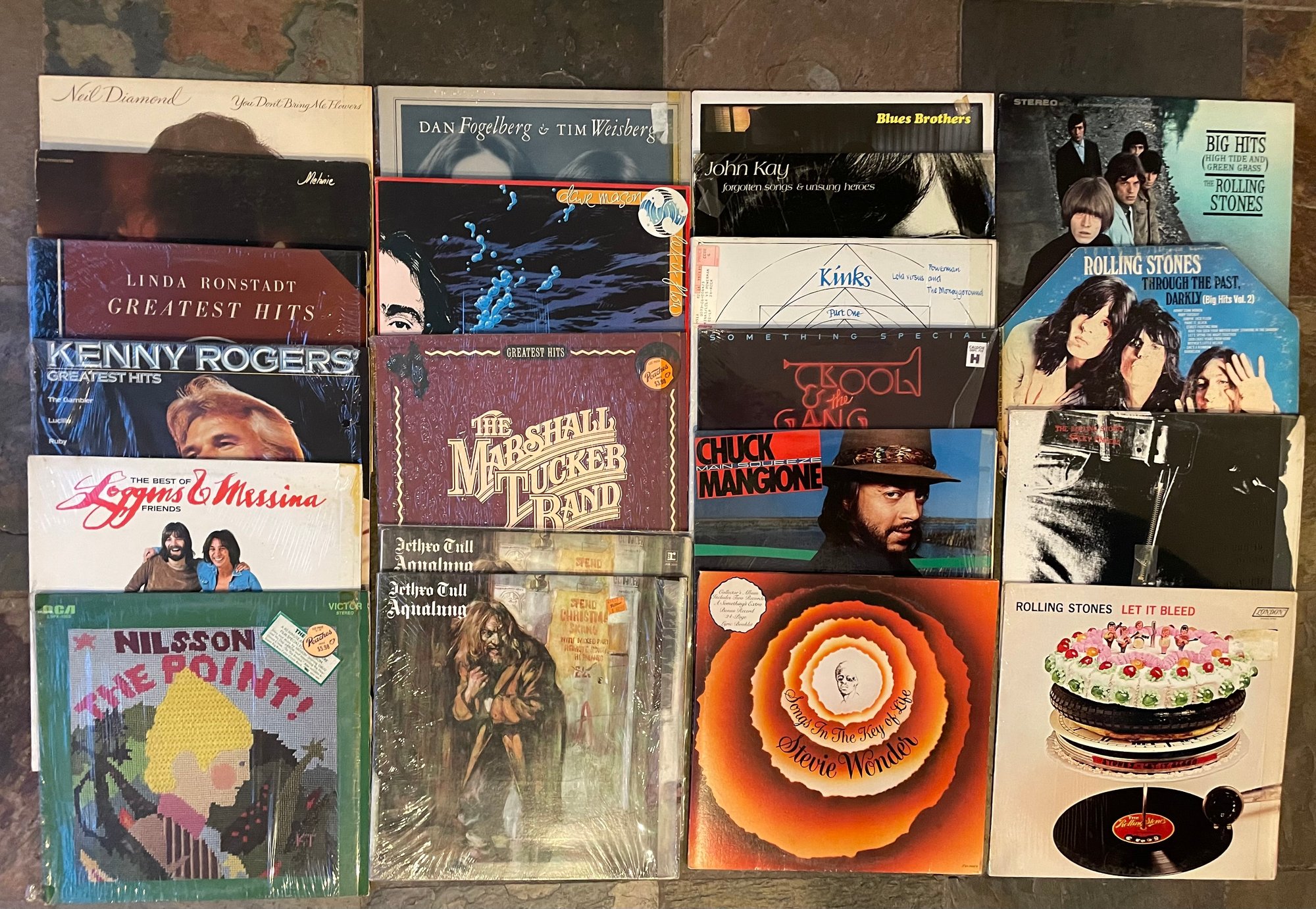 1970s Records Including Jethro Tull, Nilsson & Rolling Stones #2035771 ...