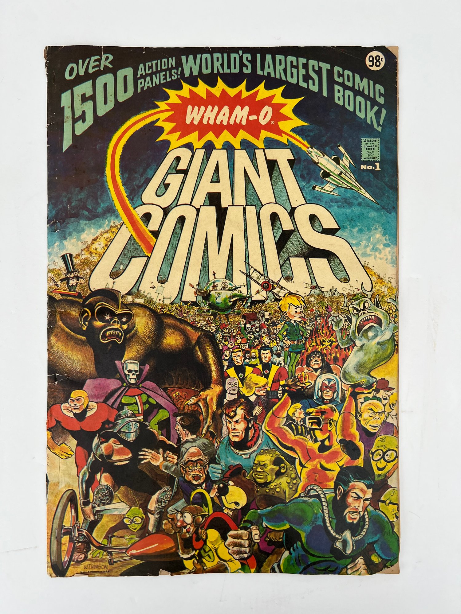 Wham-o-worlds Largest Giant Comic Book #1918020 | Auctionninja.com