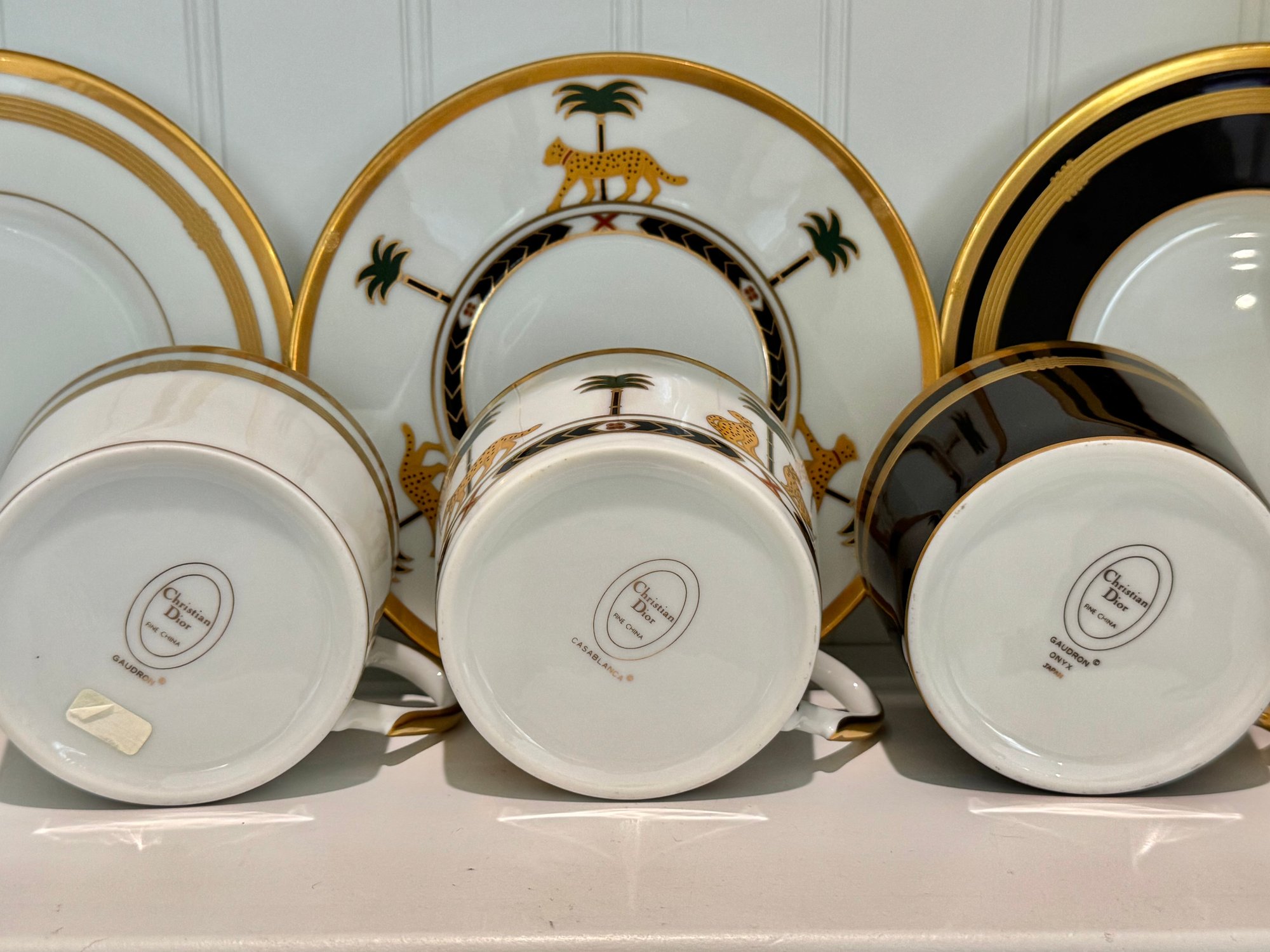 Stunning Set Of Christian Dior China For 8 Eight / Casablanca & Gaudron ...
