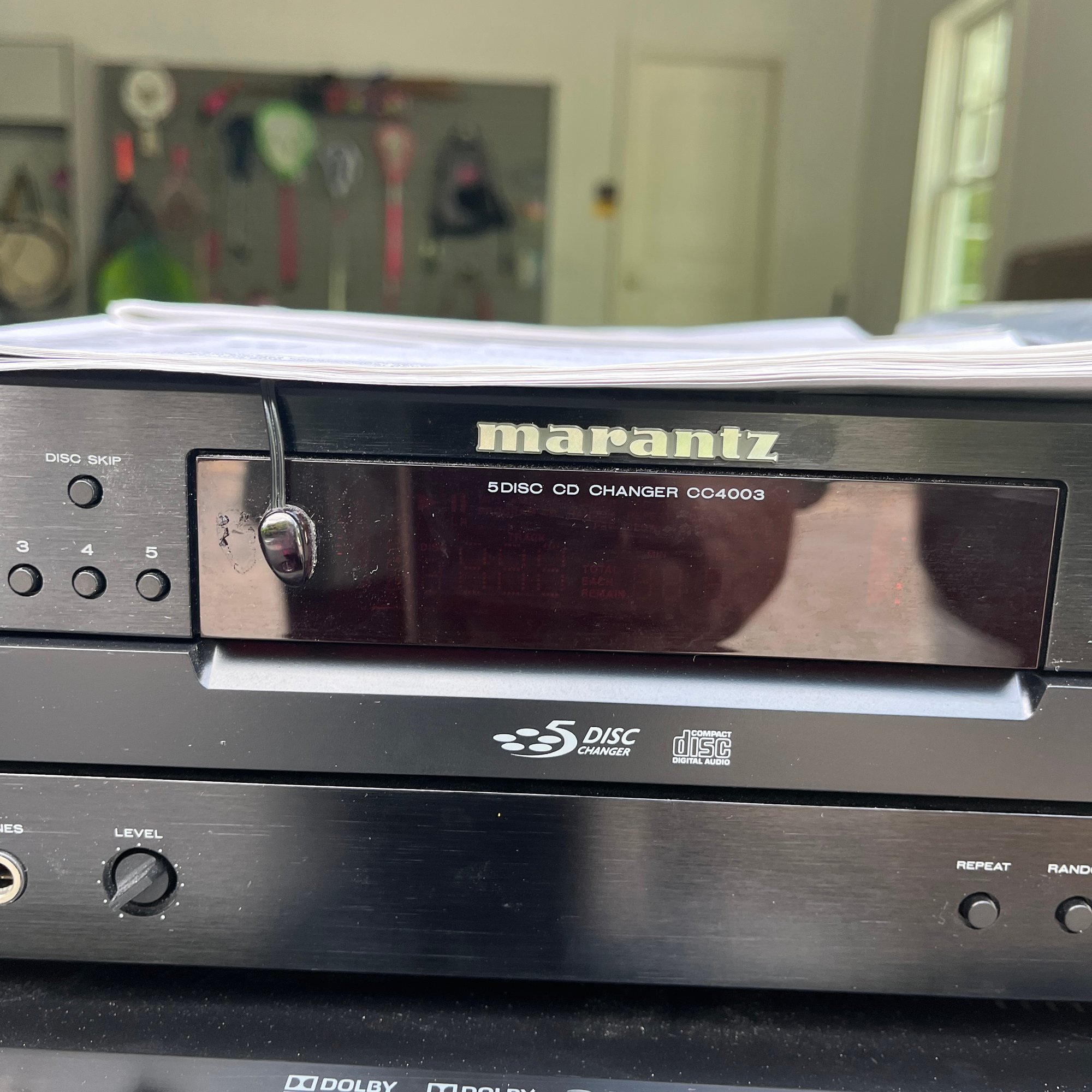 A Marantz AV Surround Receiver And 5 Disc CD Changer #40786787 ...