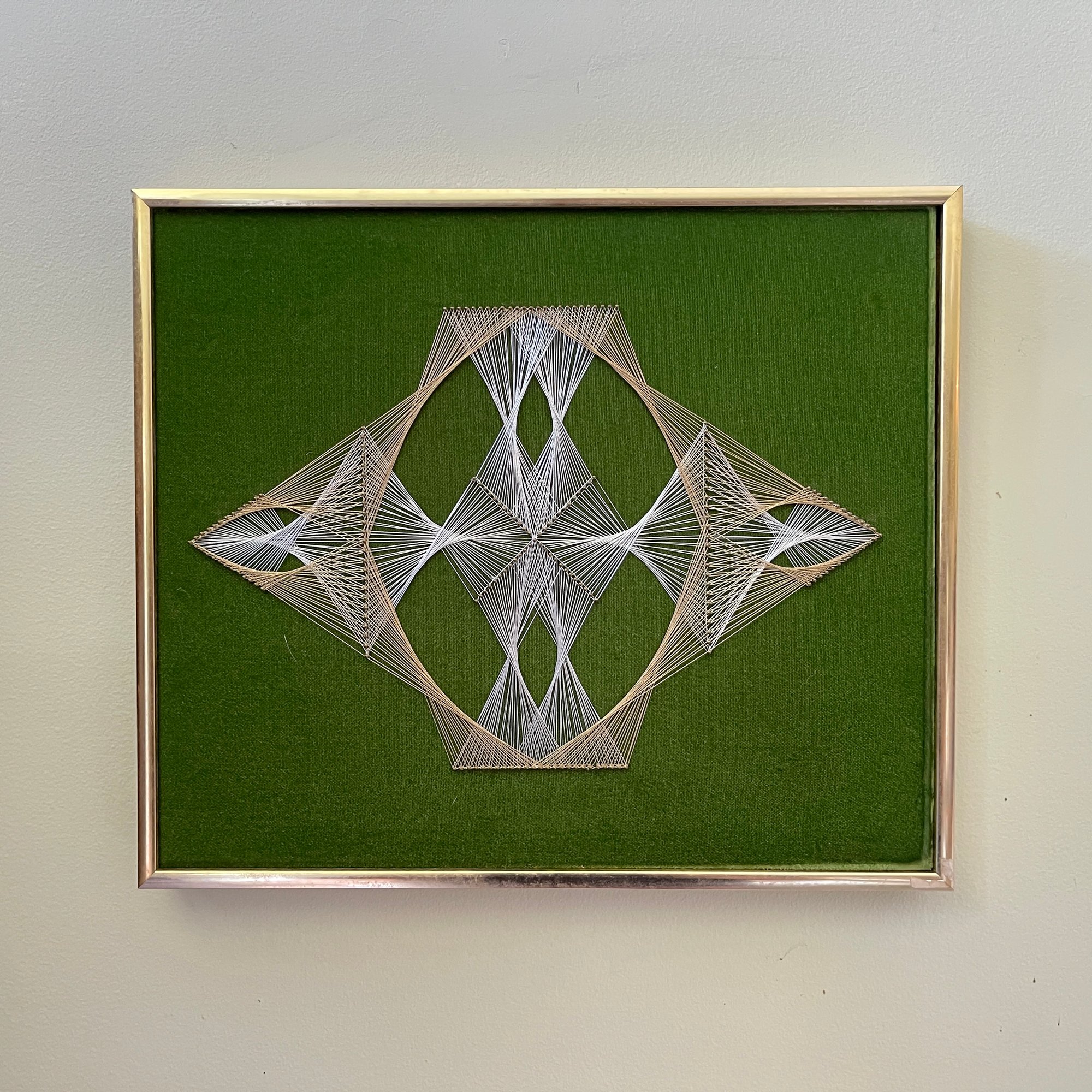 Vintage Abstract Metal Wire String Art #1900583 | Auctionninja.com