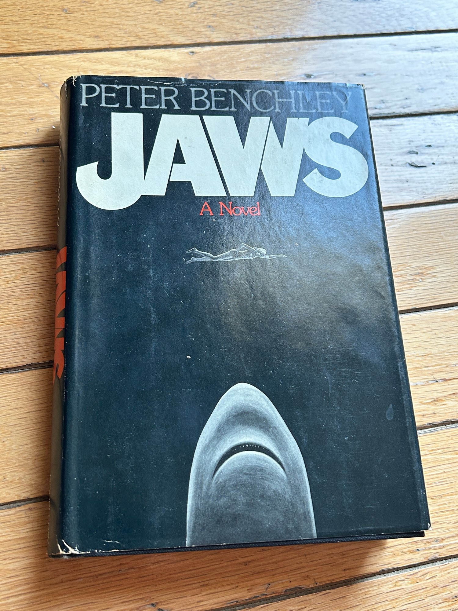 1974 Peter Benchley's JAWS Hardcover Novel With Dust Jacket #2184114 ...