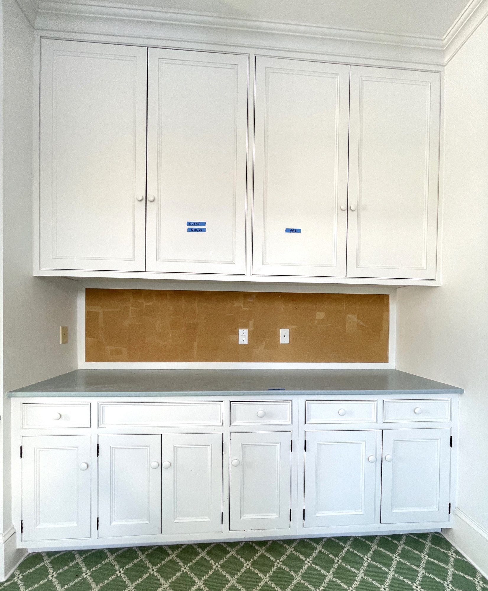 A 94" Custom Base Cabinet With Upper Cabinets - Removed & Ready For Pickup #40823971 ...