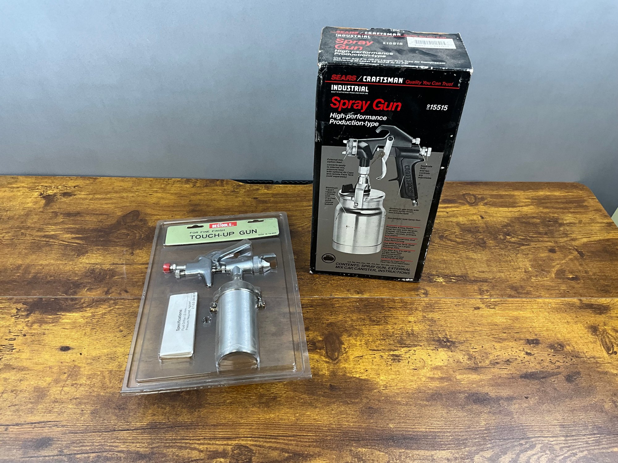 Sears/Craftsman Industrial Spray Gun & Bestools Fine Finish Touch-Up ...