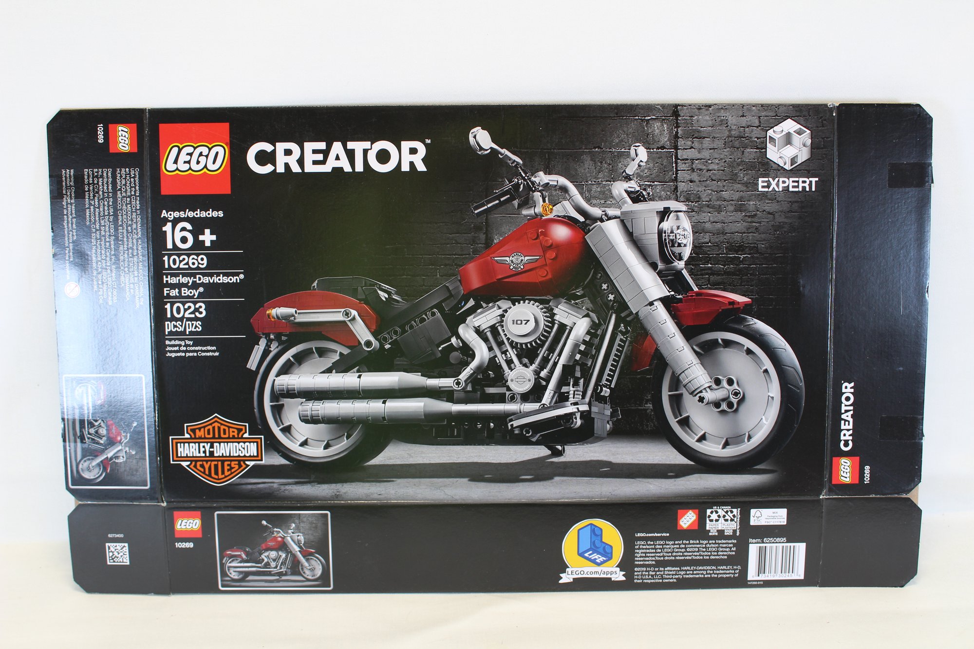 Retired Lego Creator Set #10269 Harley-davidson Fat Boy Including ...