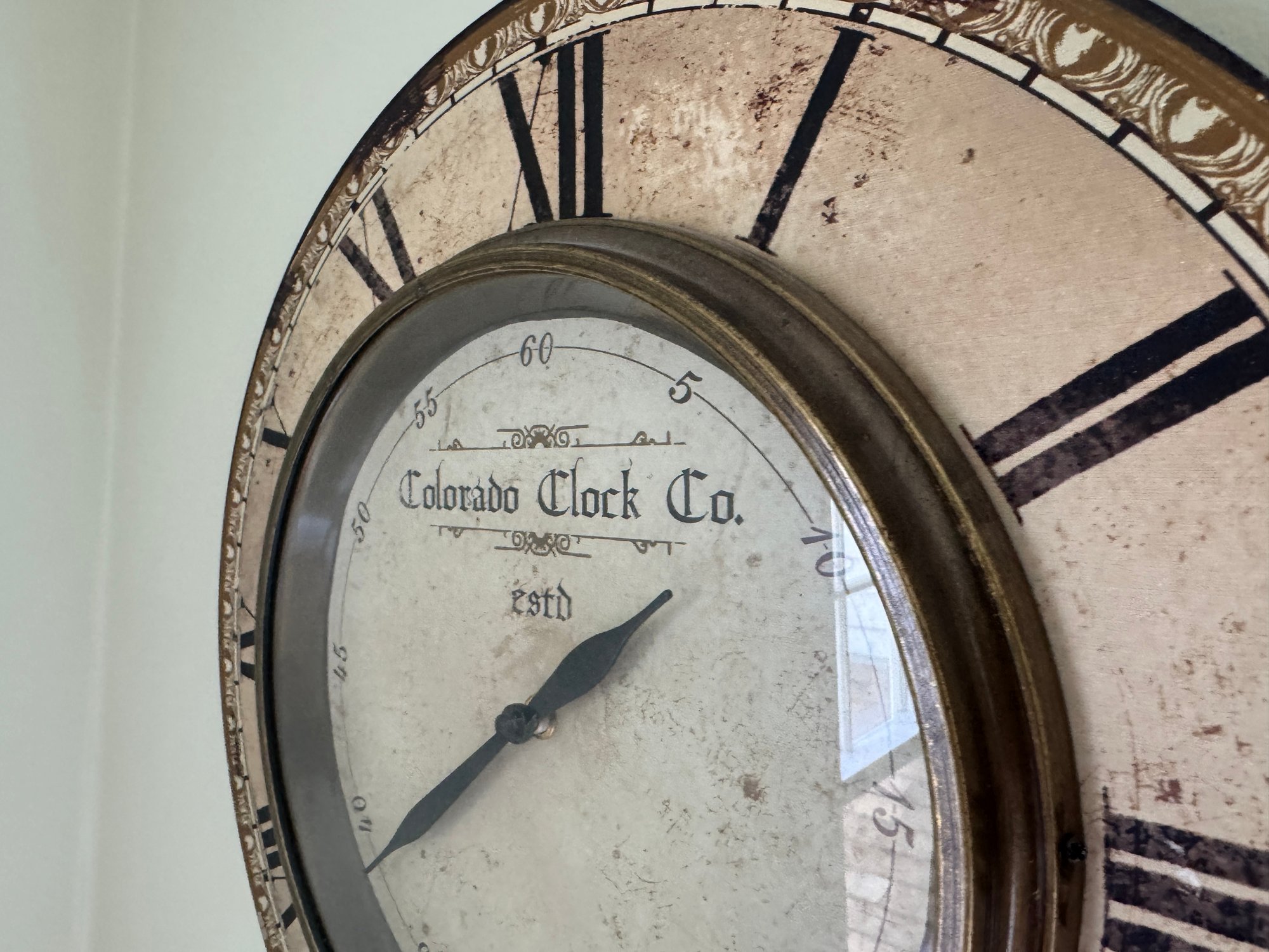 Colorado Clock Company Reproduction Wall Clock #40830768 | Auctionninja.com
