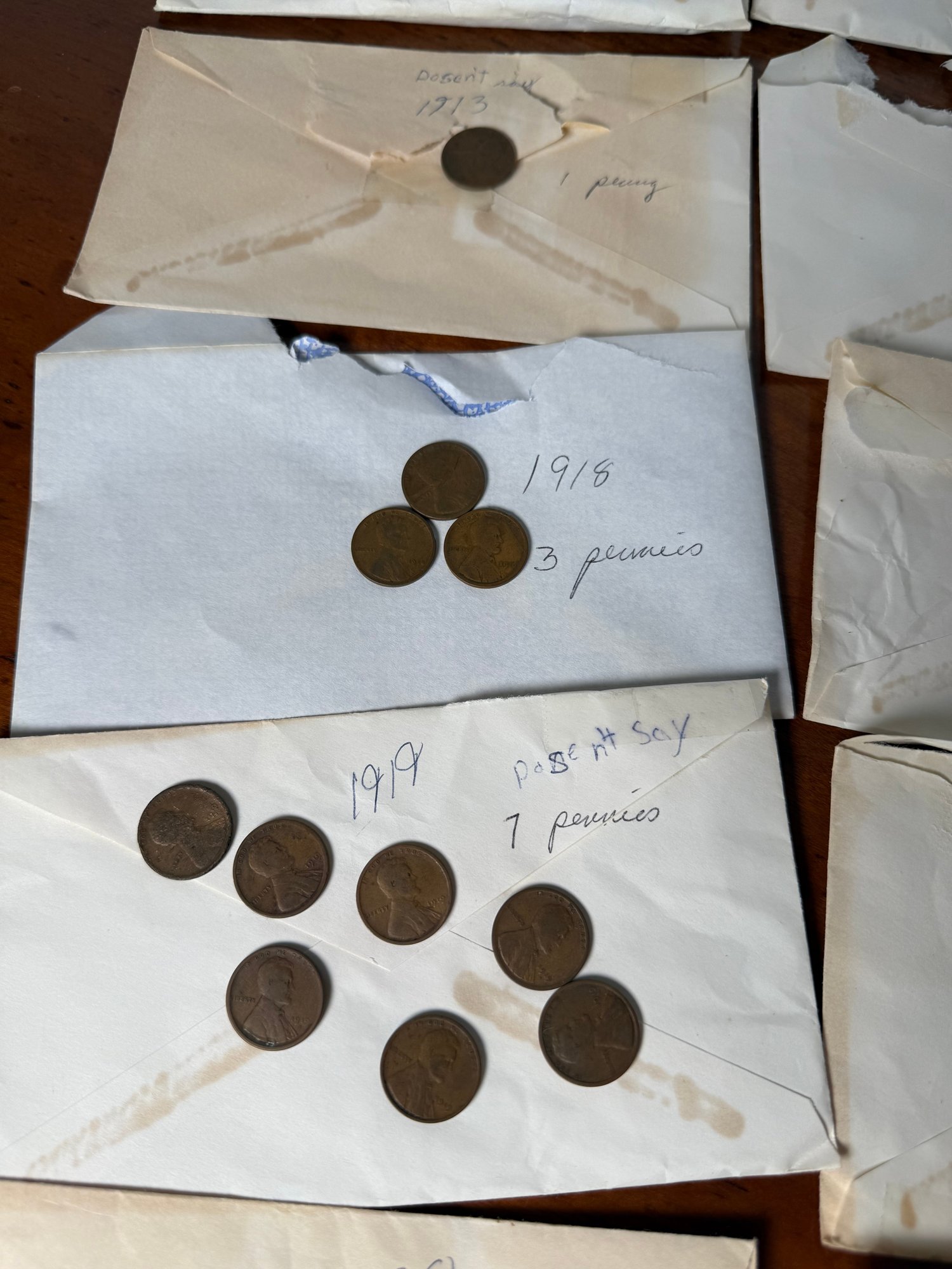 A Large Collection Of Pennies Starting At 1913 #40869596 | Auctionninja.com