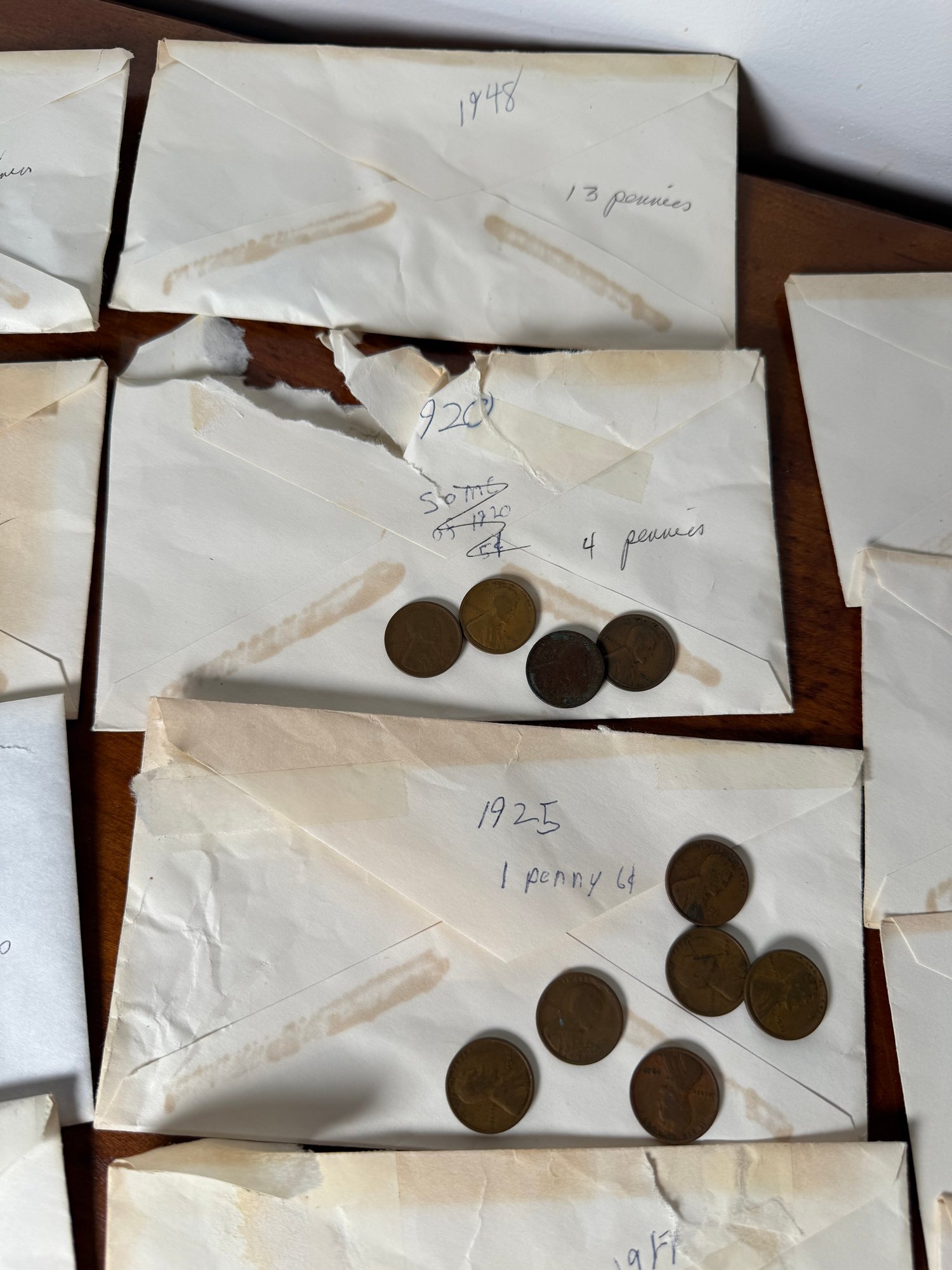 A Large Collection Of Pennies Starting At 1913 #40869596 | Auctionninja.com