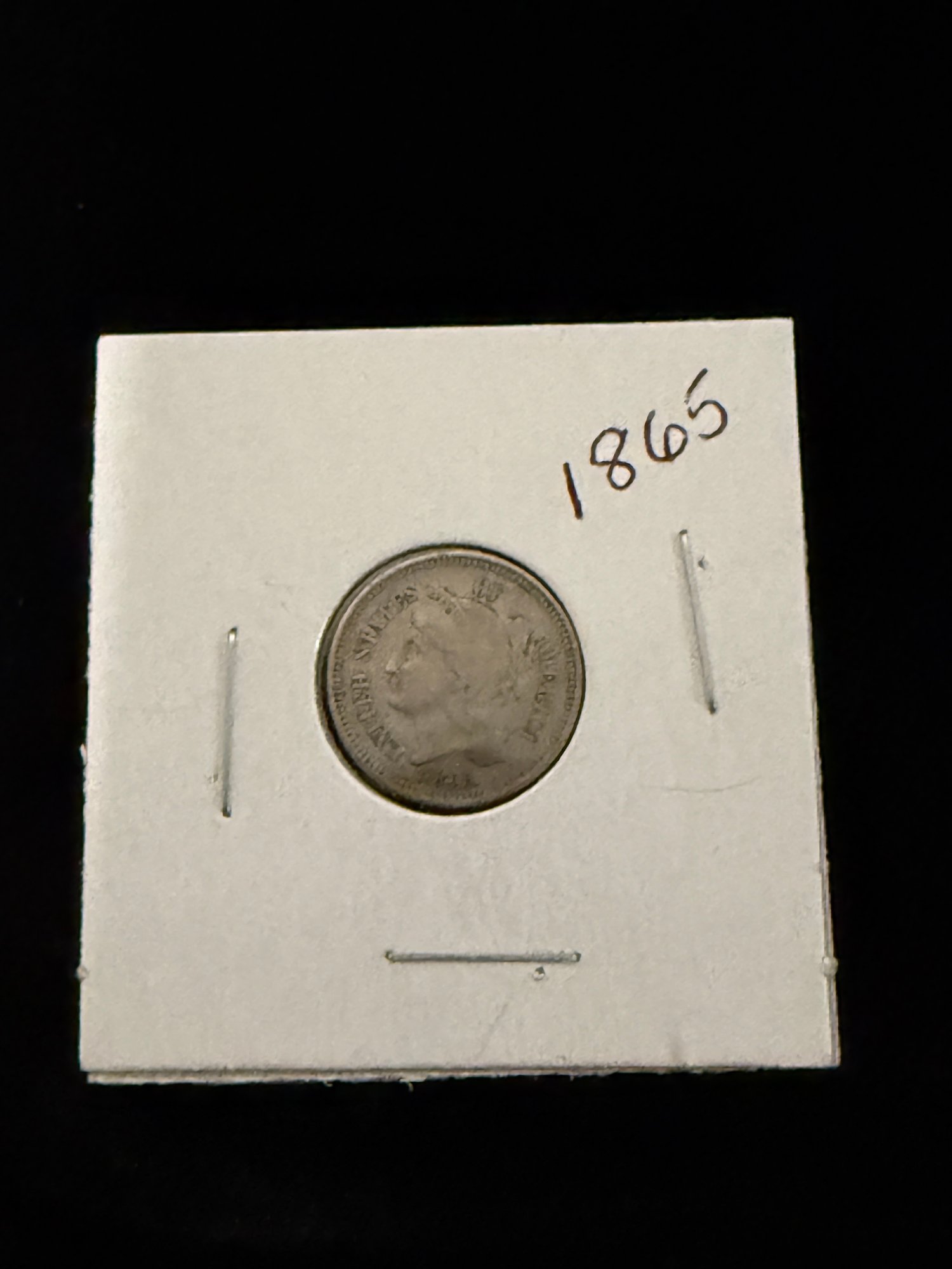 1865 Three Cent Nickel #2138701 | Auctionninja.com