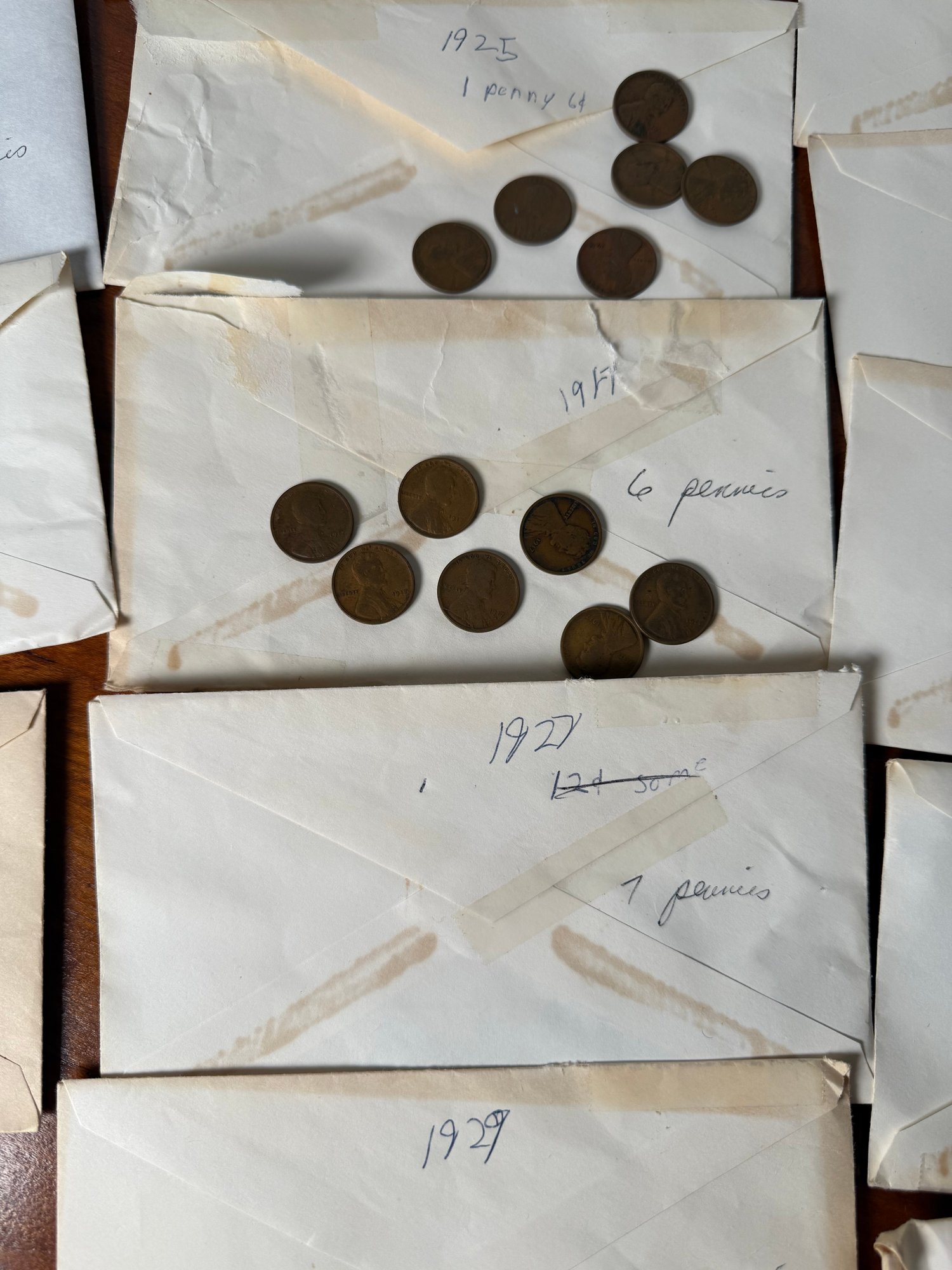 A Large Collection Of Pennies Starting At 1913 #40869596 | Auctionninja.com