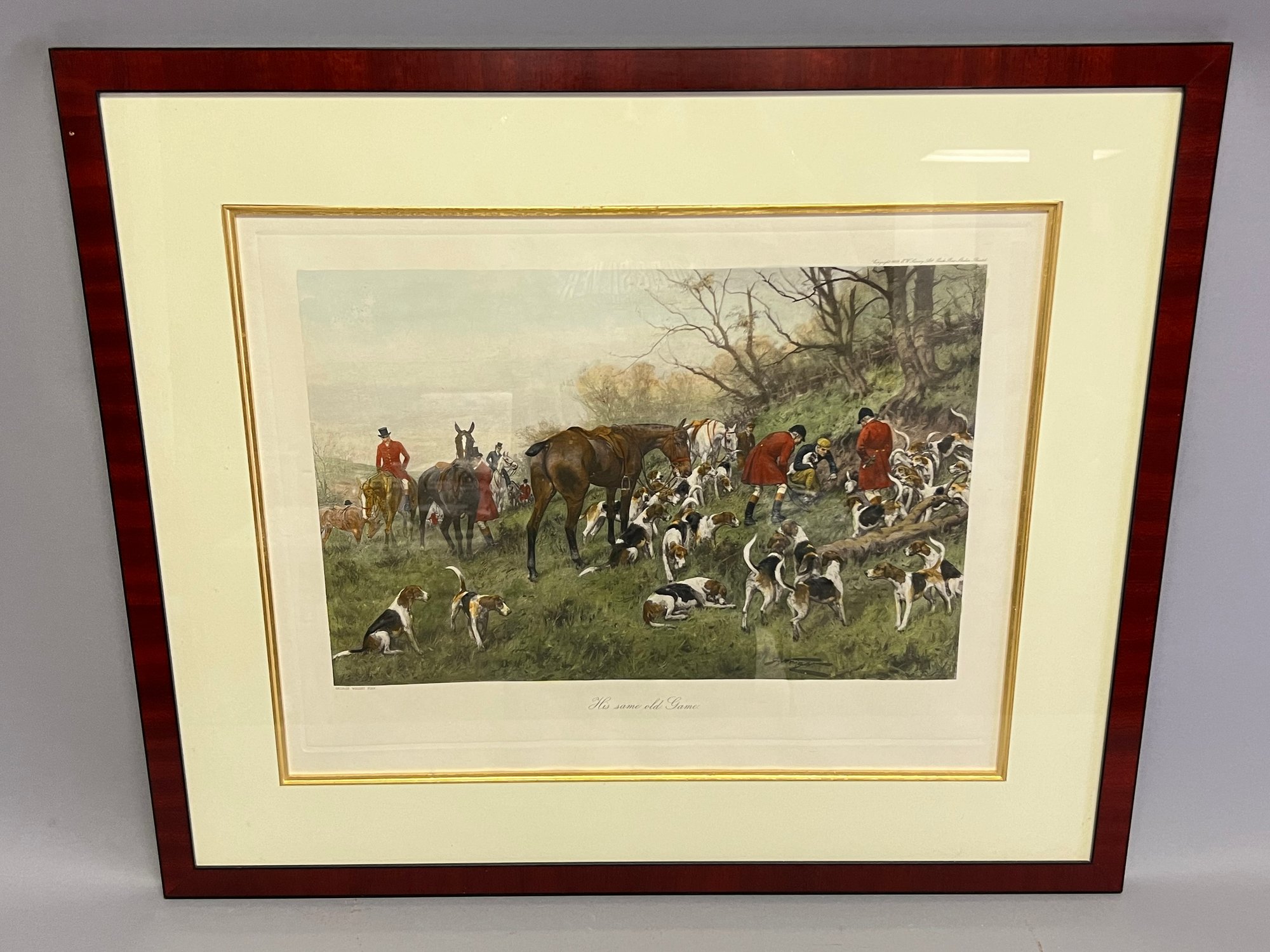 Artwork Of A Fox Hunt #40806264 | Auctionninja.com