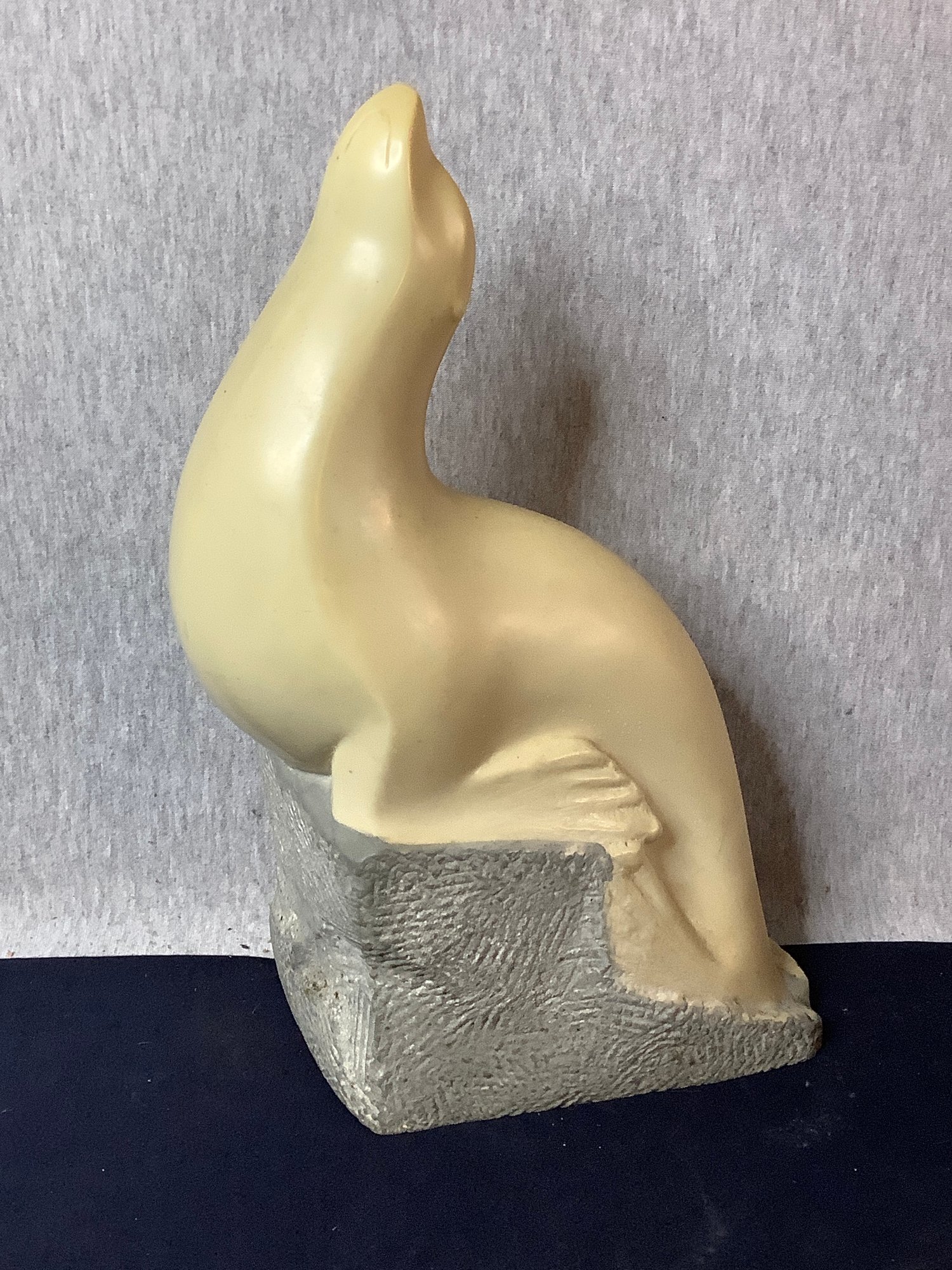 Heavy Stone Sealion Statue #1982392 | Auctionninja.com