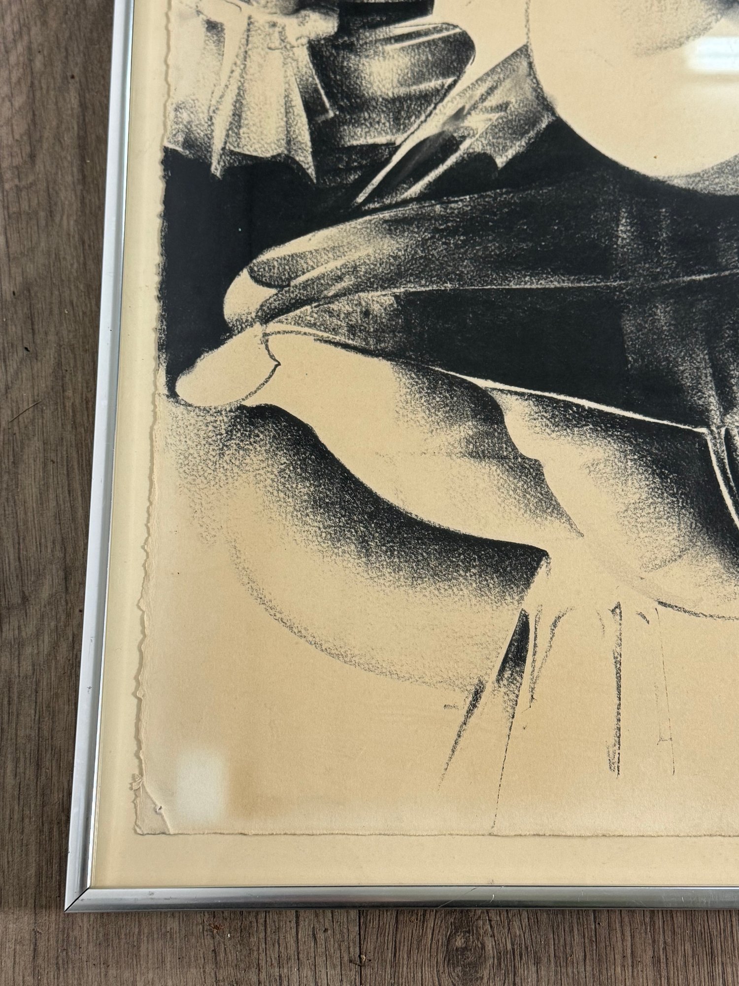 Pencil Signed Charcoal On Paper By Richard Lytle 1974 #2244996 ...