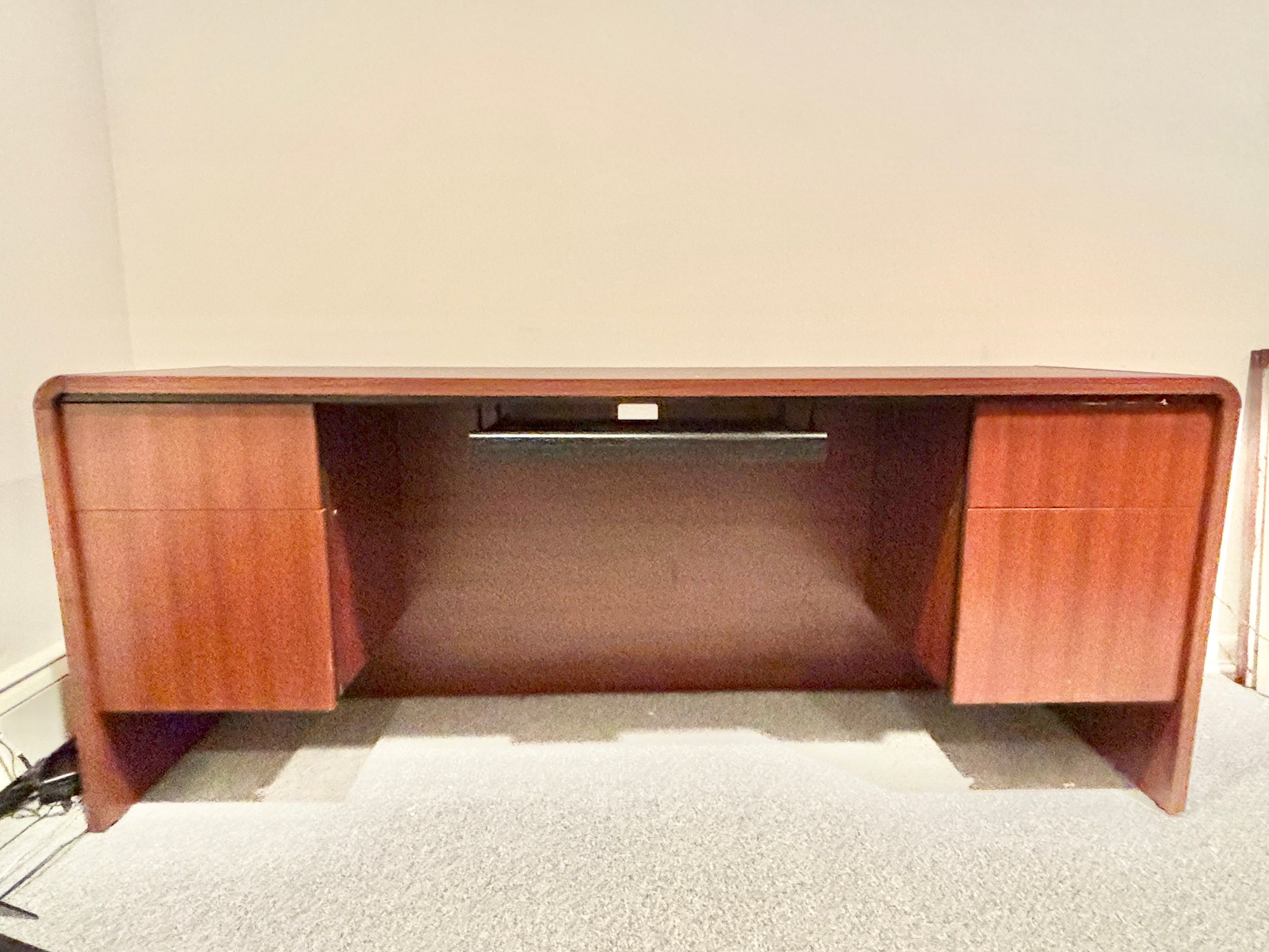 Vintage Lacasse Group Modern Desk In Cherry Finish #1955349 ...