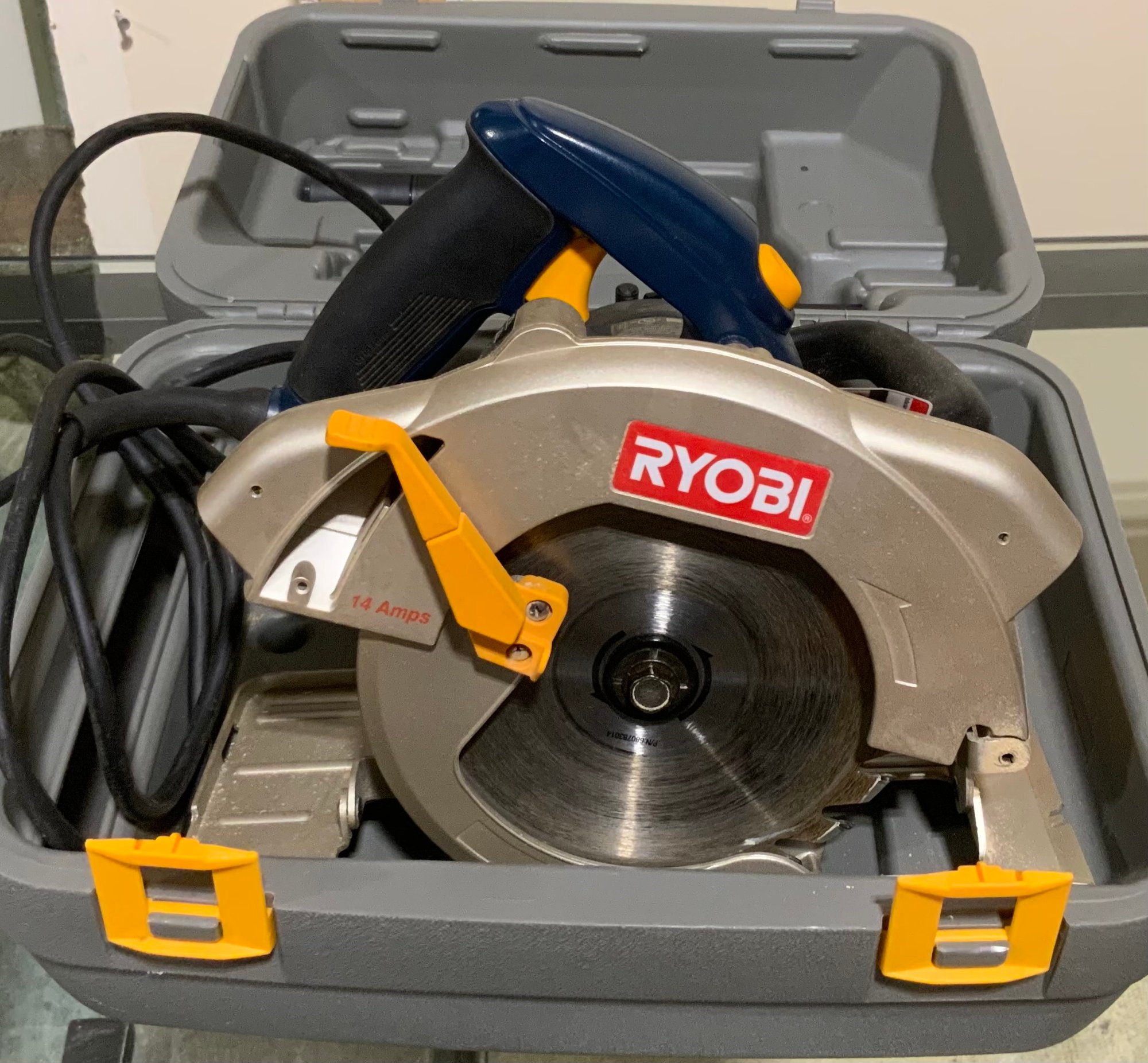 Ryobi 120v 14amp 7-1/4 Circular Saw ~ Model# CSB141LZ ~ With Laser (A ...