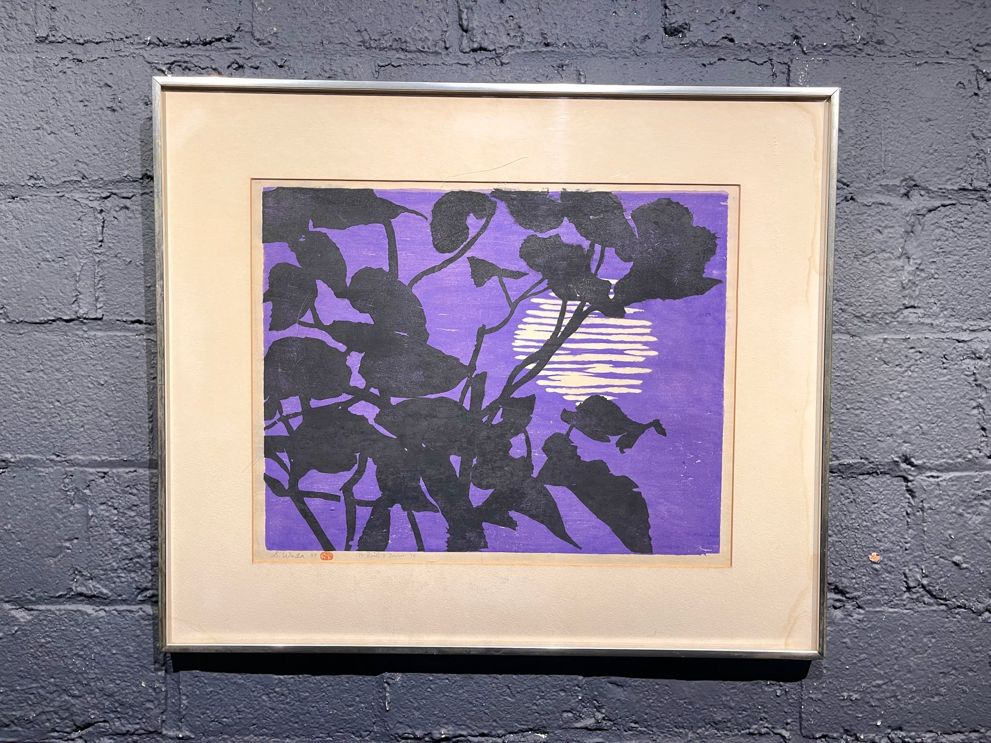 Vintage Woodcut Artists Proof Signed S. Wada #1935530 | Auctionninja.com