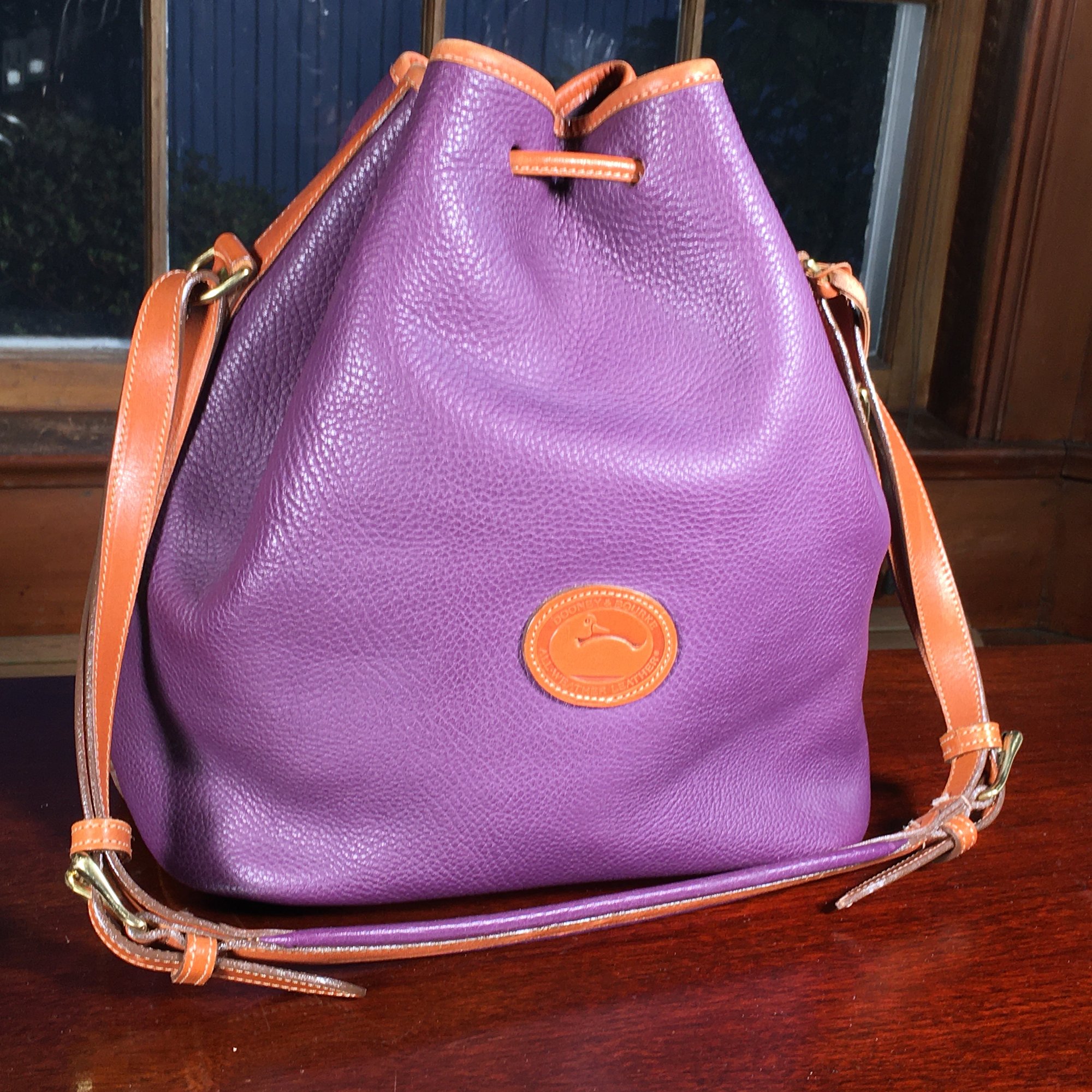 Beautiful Vintage DOONEY & BOURKE - All Weather Leather / Pebble Grain ...