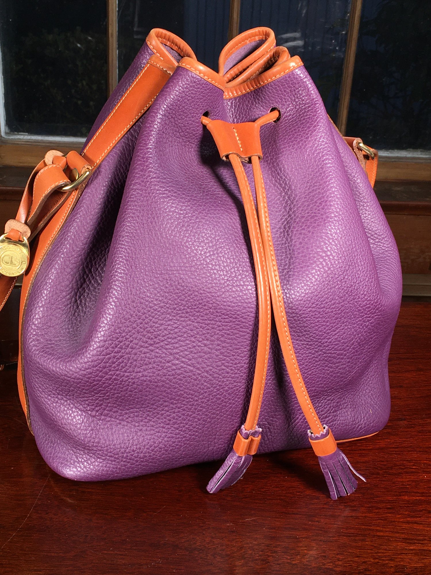 Beautiful Vintage DOONEY & BOURKE - All Weather Leather / Pebble Grain ...
