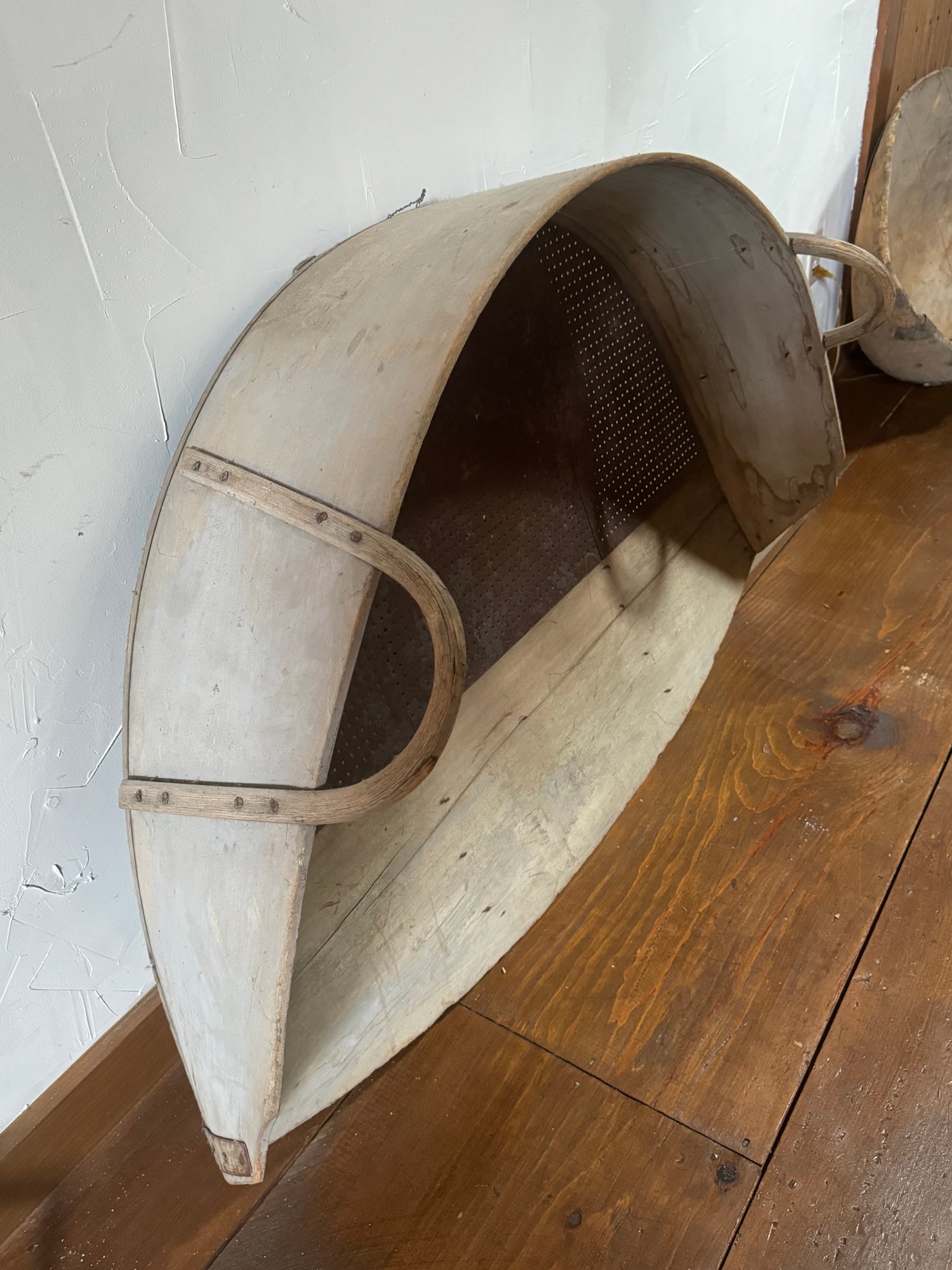 Large & Impressive 19th C Antique Grain Winnower Tray #1964538 ...