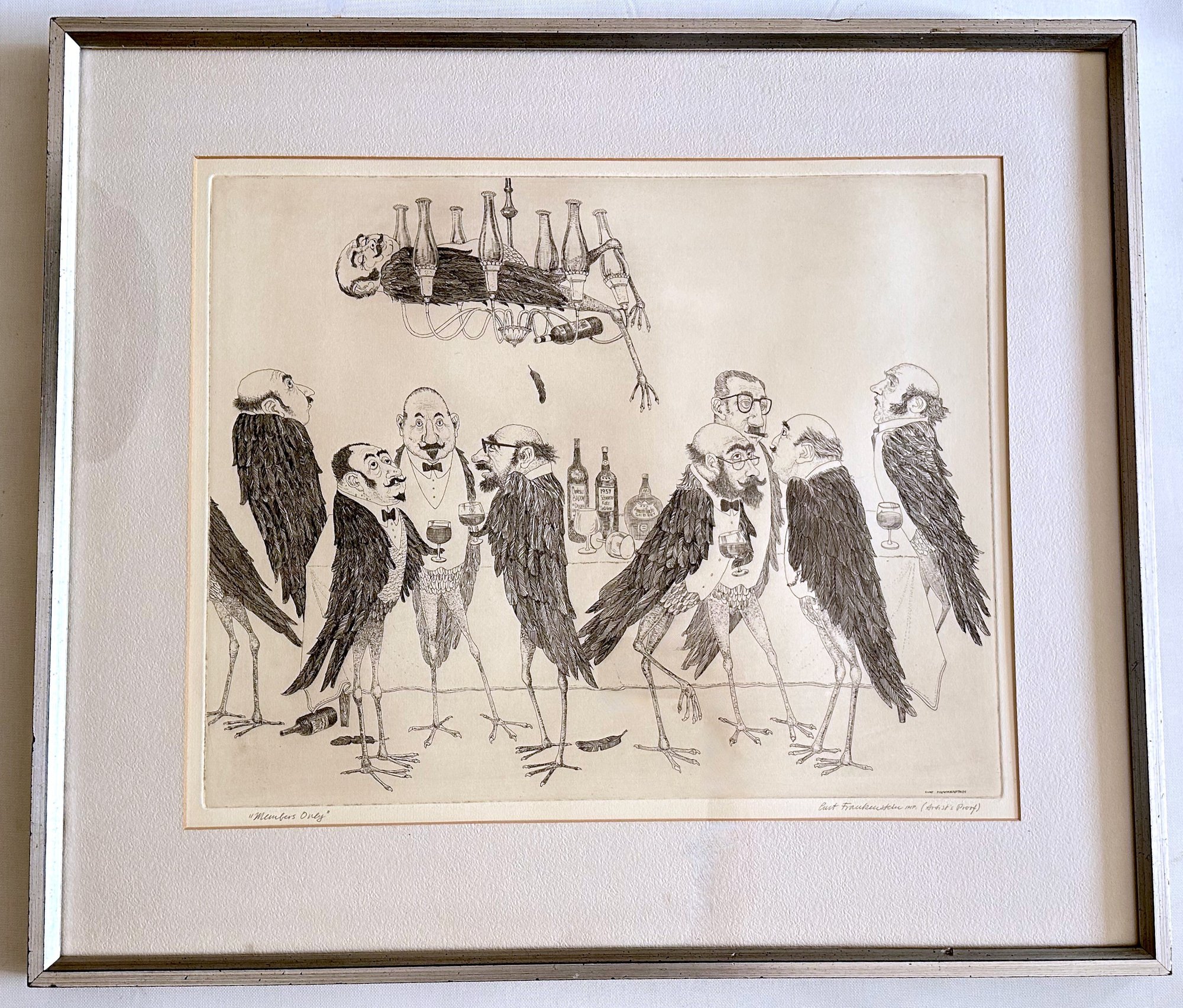 Curt Frankenstein (B1920 German-American) Artist's Proof Etching ...