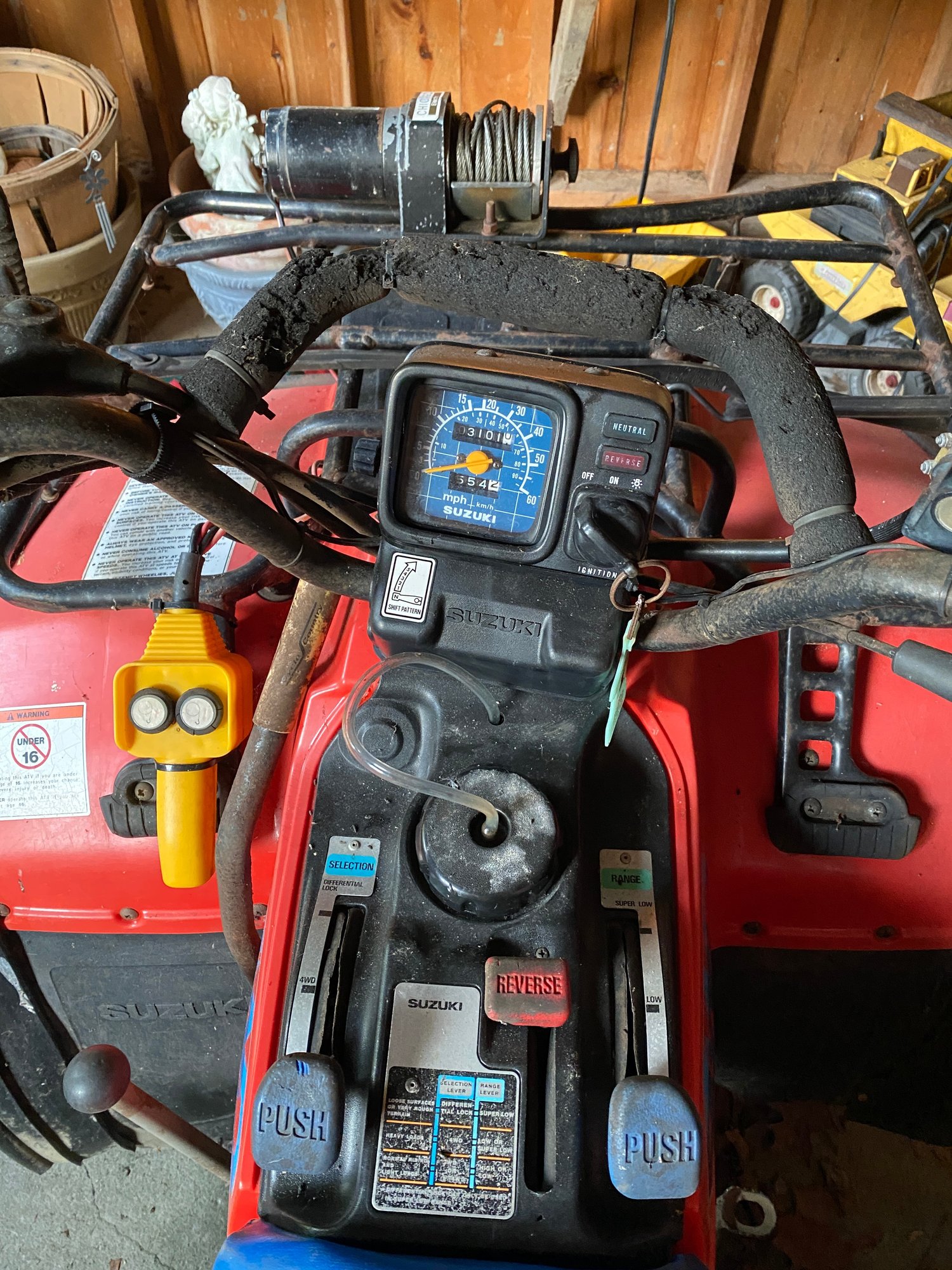 Vintage Suzuki Quad Runner 4WD 4x4 ATV New Tires Runs #2157524 ...