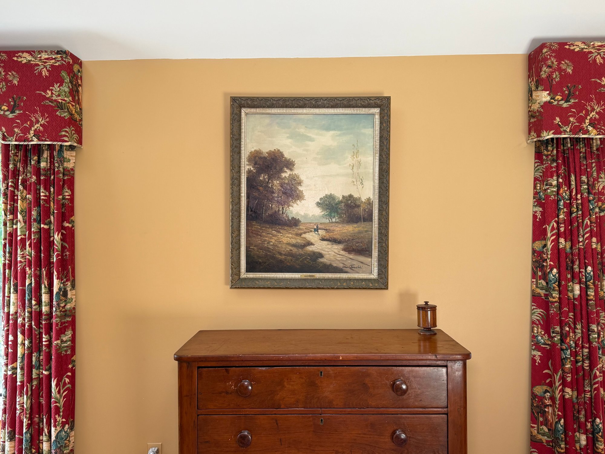 Vintage Martinelli Landscape Scene Signed Original Oil Painting ...