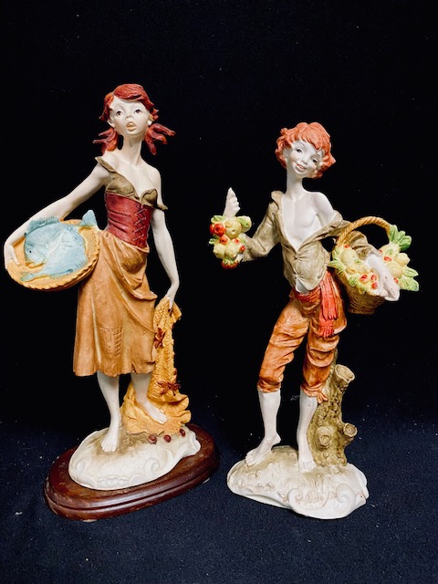 Pairing Of Scantily Clad Vintage Figurines #1981442 | Auctionninja.com