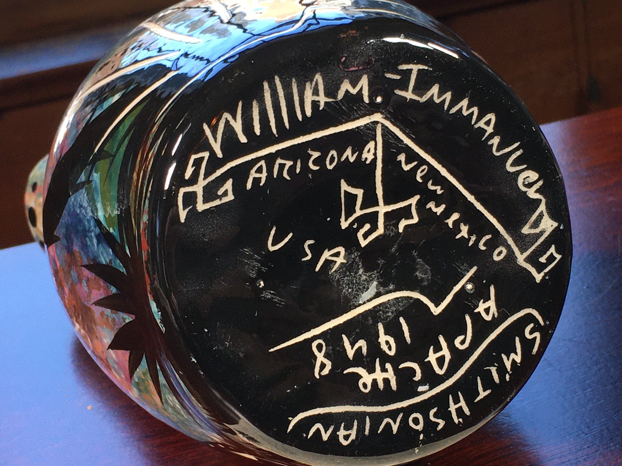 Two (2) Pieces William Immanuel - Arizona / New Mexico USA Pottery ...