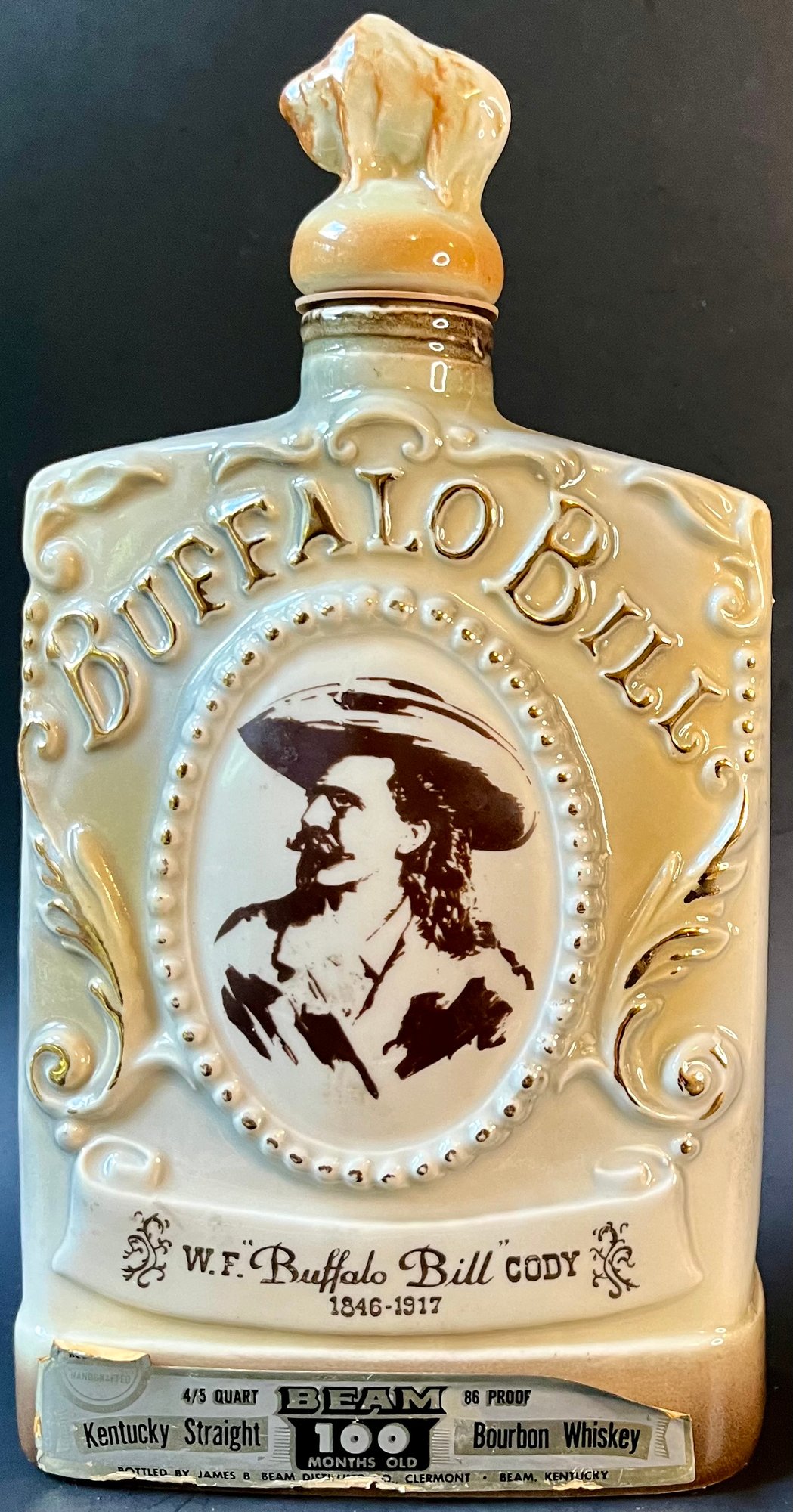 Vintage Jim Beam Decanter - Buffalo Bill Cody - Regal China 1971 G ...