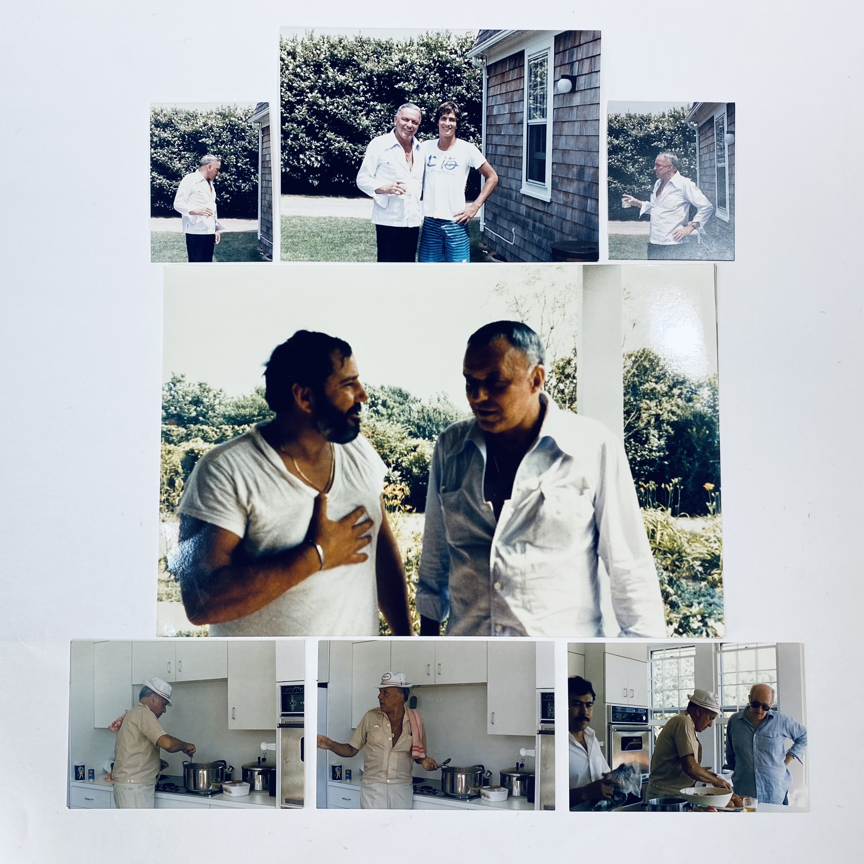 RARE! Original Photos Of Frank Sinatra Cooking At Home With His Friends ...