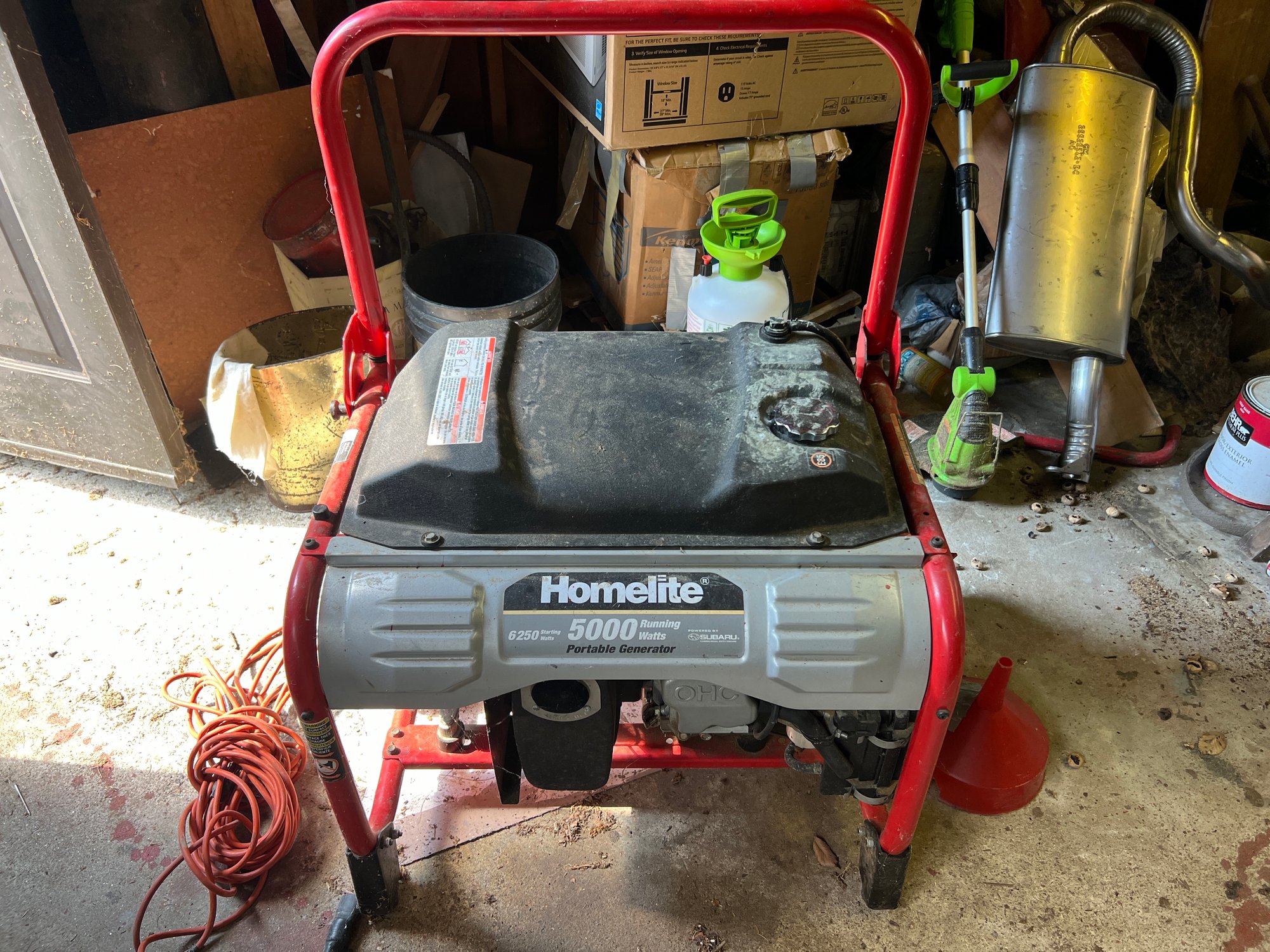 Homelite 5000 Portable Generator #1973748 | Auctionninja.com