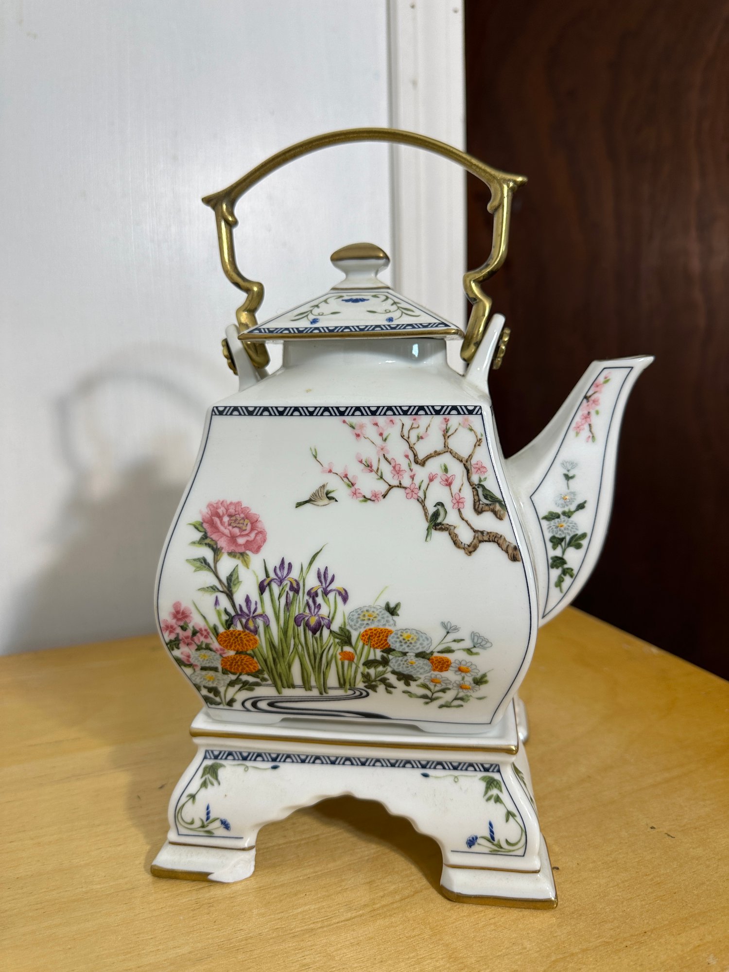 Vintage Japanese Teapot With Stand 1986 FP - Signed #40707592 ...