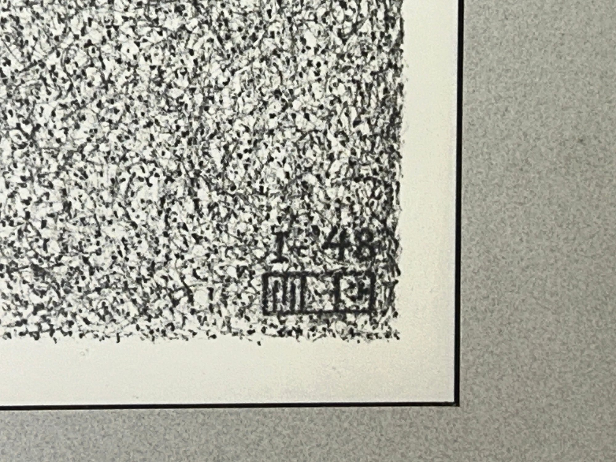 Vintage Plate Signed M. C. ESCHER 'Drawing Hands' Lithograph- 3rd Party ...