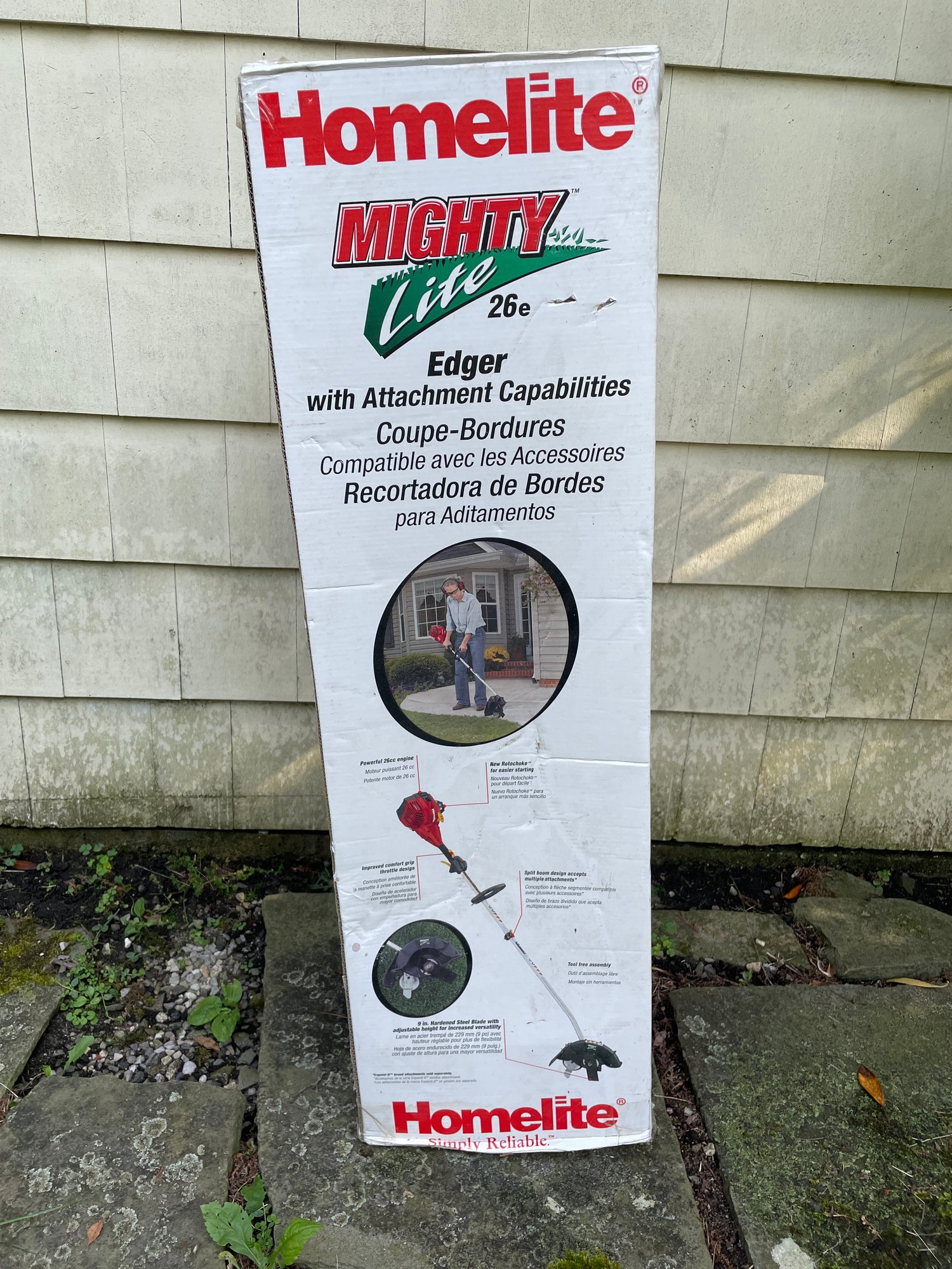Never Opened Boxed HOMELITE Mighty Lite EDGER With Attachment ...