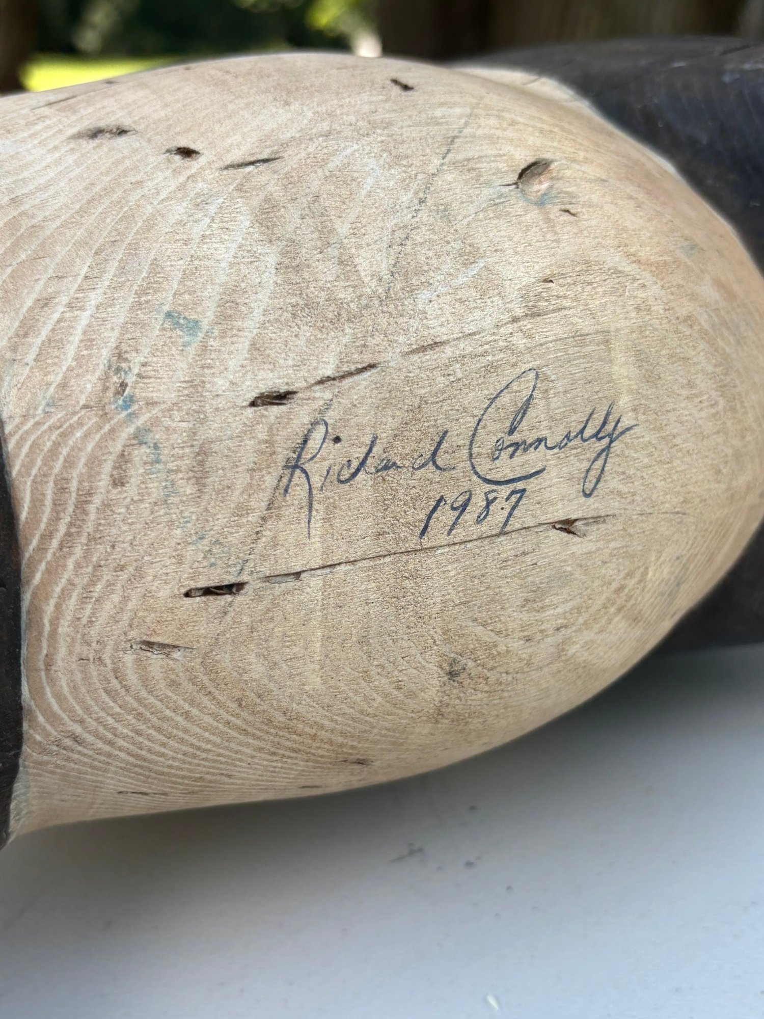 A Vintage Folk Art Pig, Richard Connolly 1987 #2163893 | Auctionninja.com