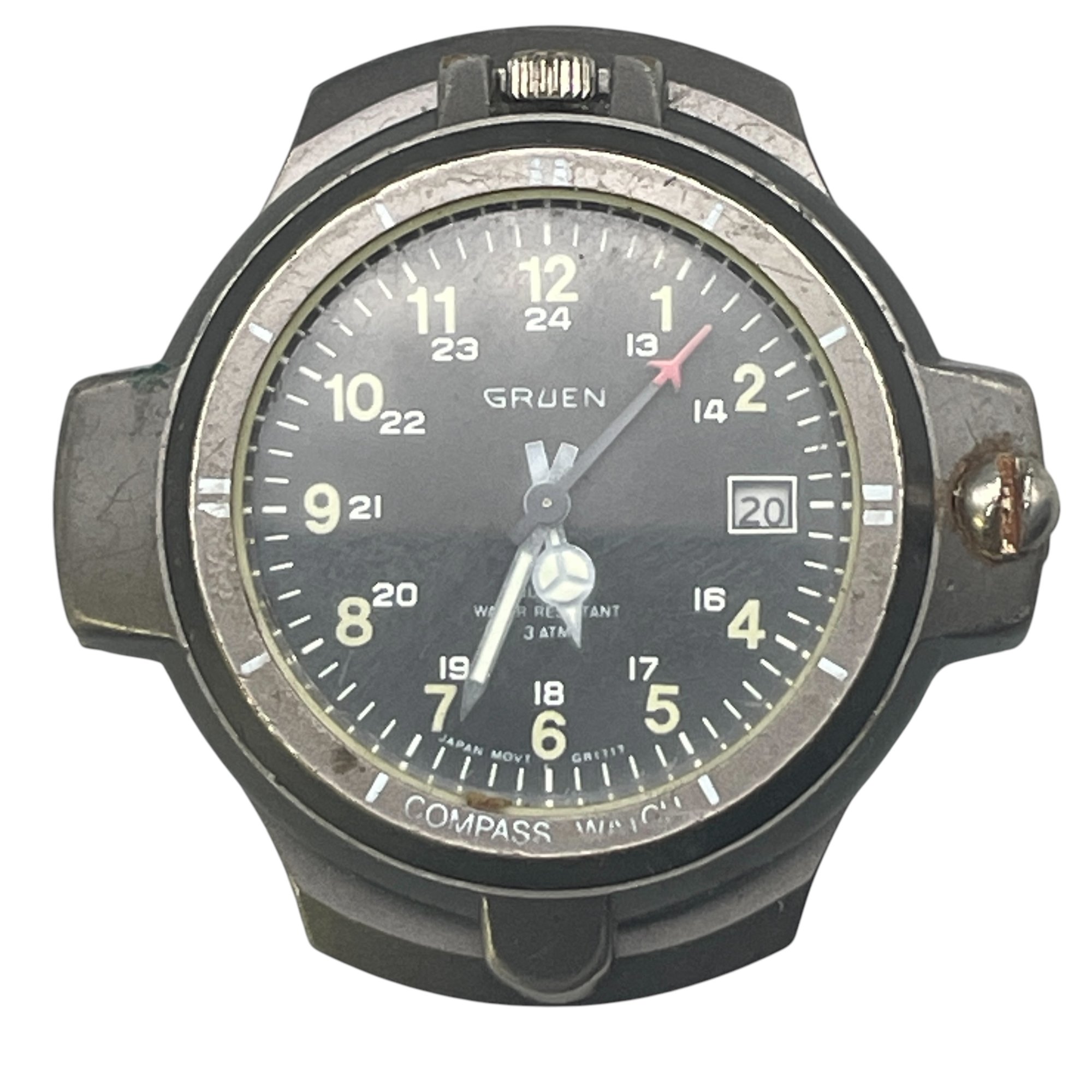 Vintage Military Style Gruen Compass Watch. #2045812 | Auctionninja.com