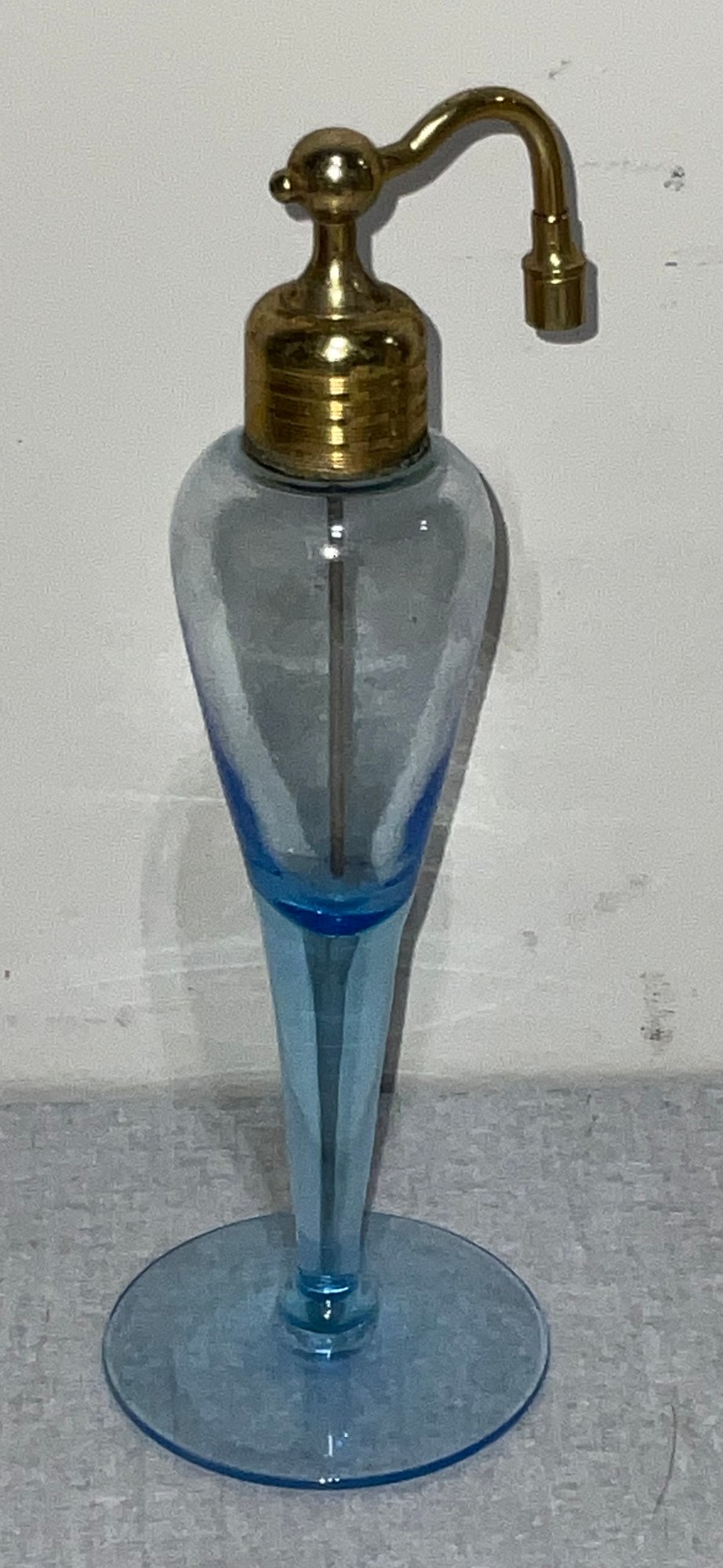 Antique Blue Atomizer Perfume Bottle #40811120 | Auctionninja.com