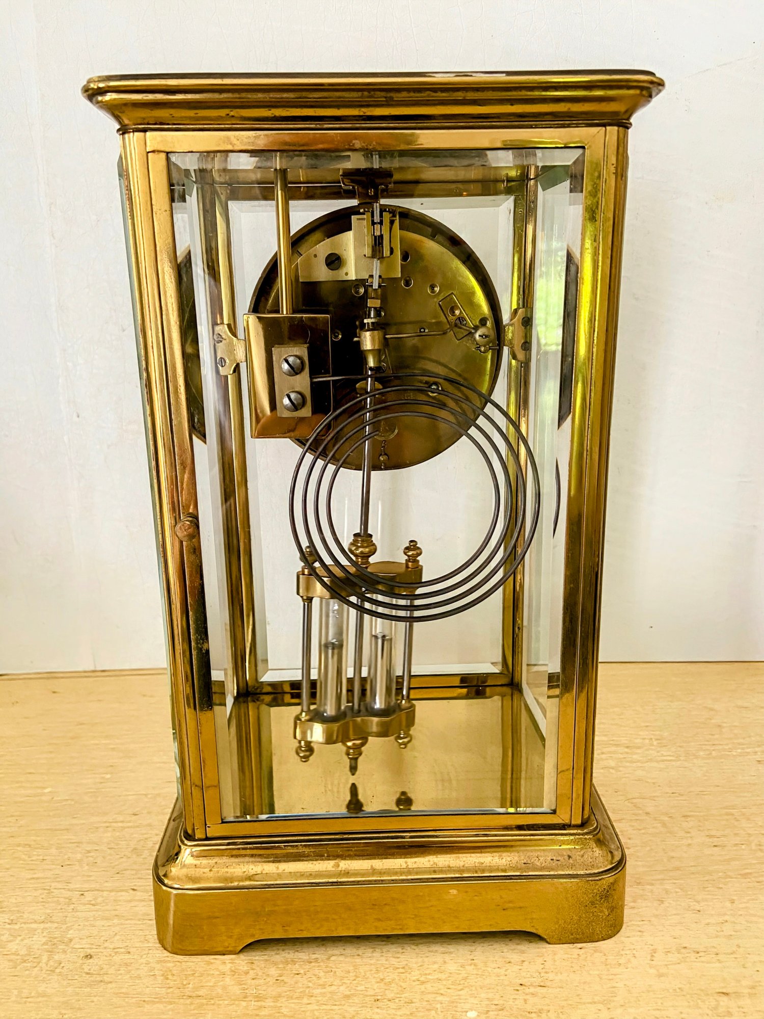 Tiffany & Co. French Crystal Regulator Clock - Early 1900's Mercury ...