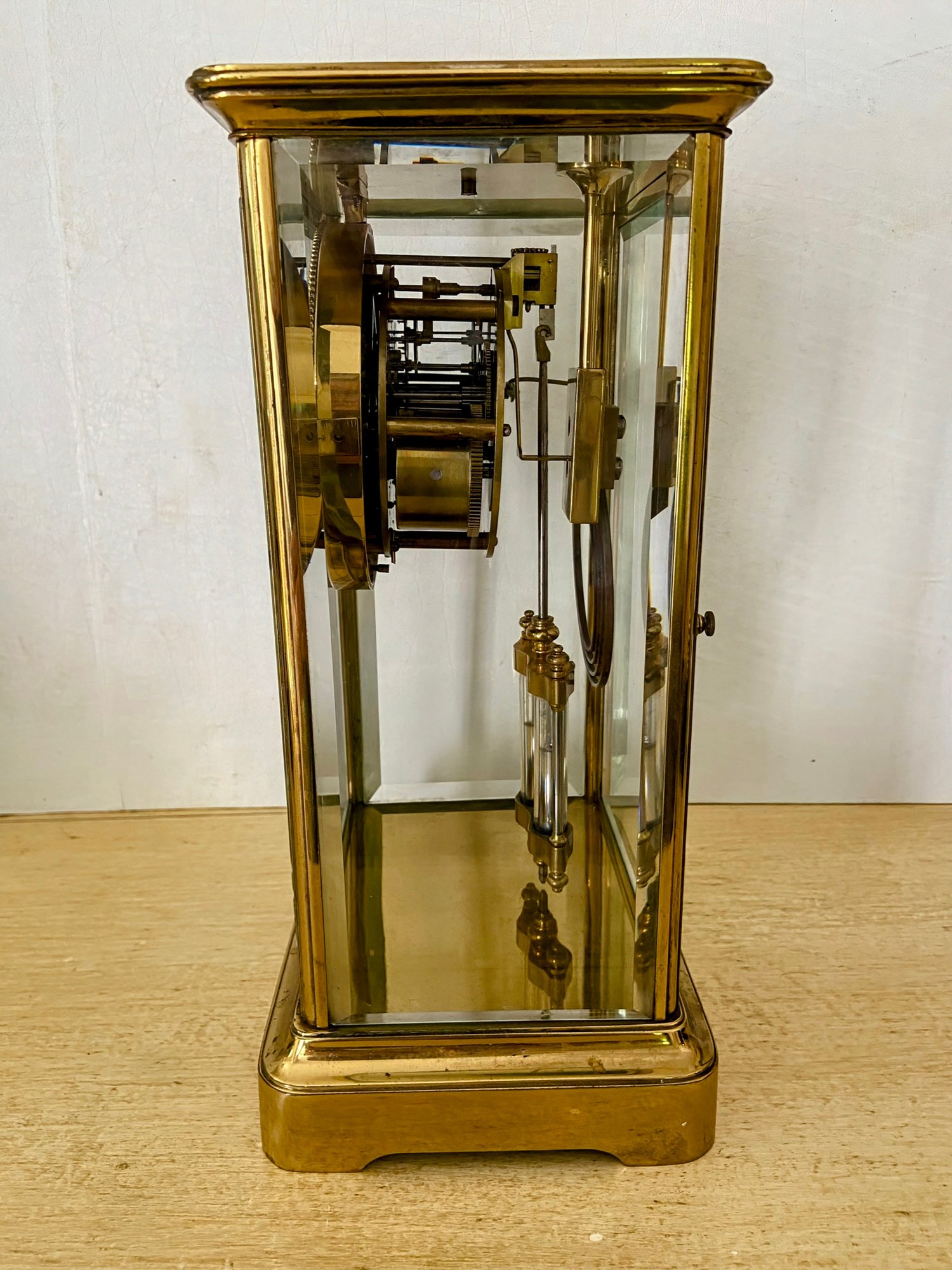 Tiffany & Co. French Crystal Regulator Clock - Early 1900's Mercury ...