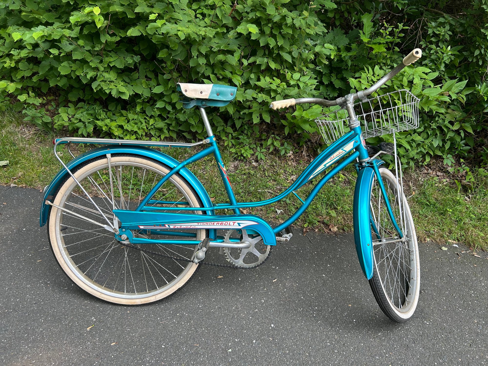Early 60s Columbia Thunderbolt Womens Bicycle In Teal Metalic #2181455 ...