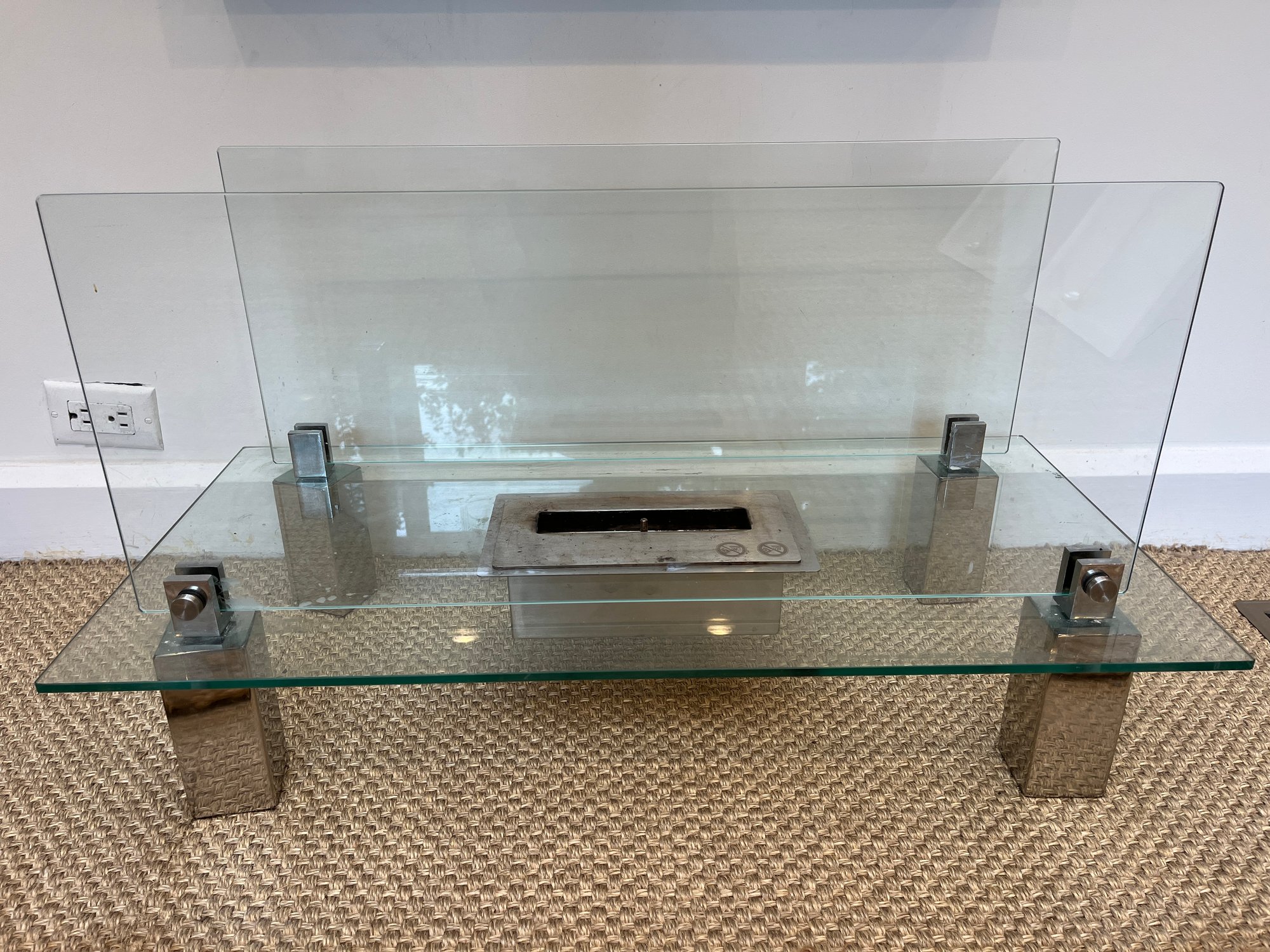 A Nu- Flame Fiero - Modern Glass Ethanol Fireplace #40808119 ...