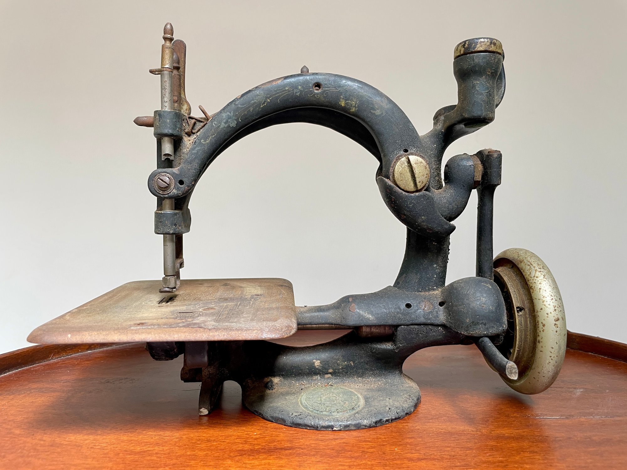 Antique National Sewing Machine Co'. 1800' Cast Iron ,"B.Eldredge ...