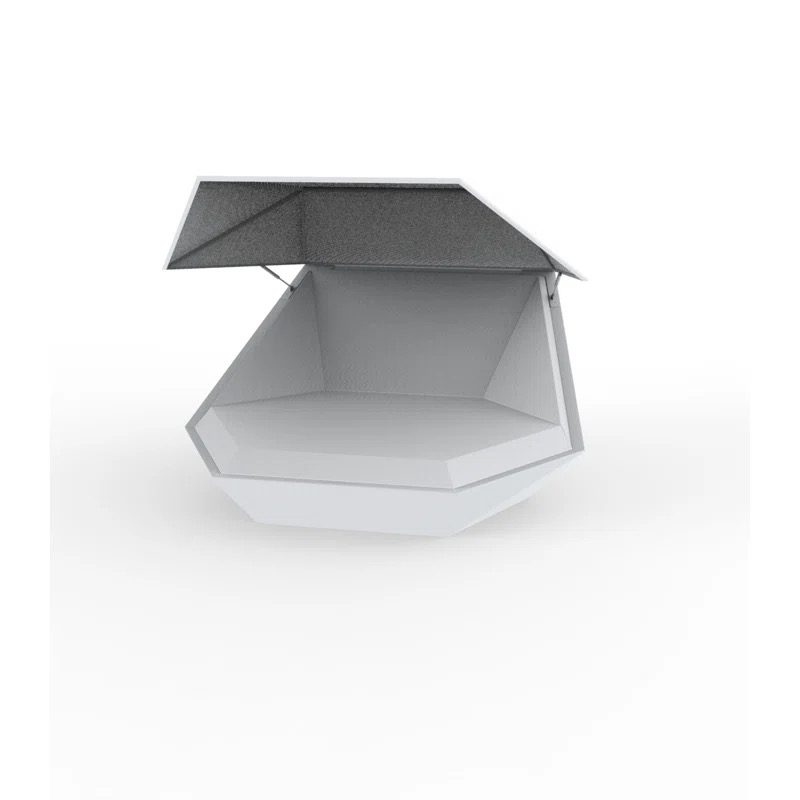 A Vondom Faz Day Bed With Pivot Cover Shade - LED Illumination ...